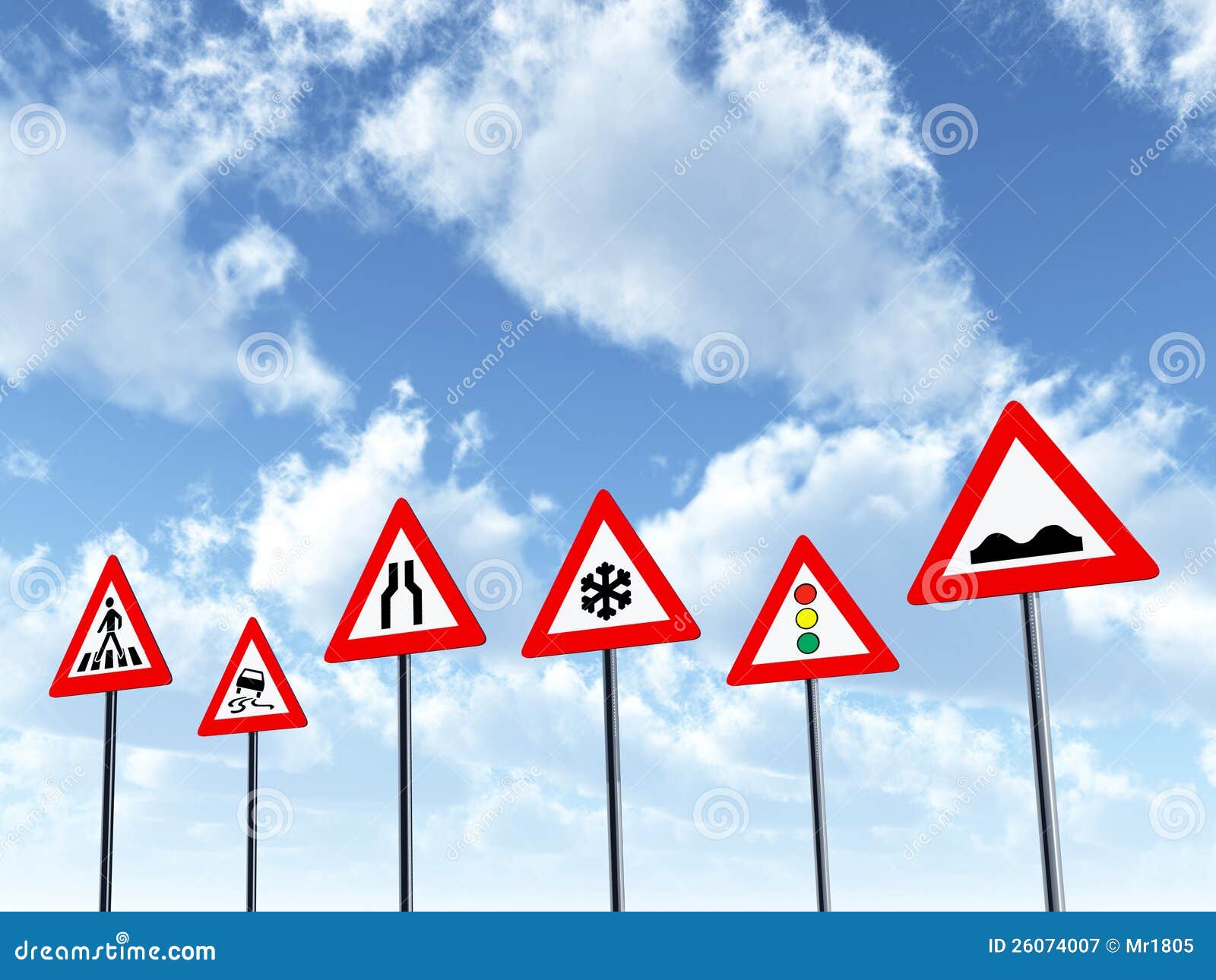 Traffic Signs stock illustration. Illustration of license - 26074007