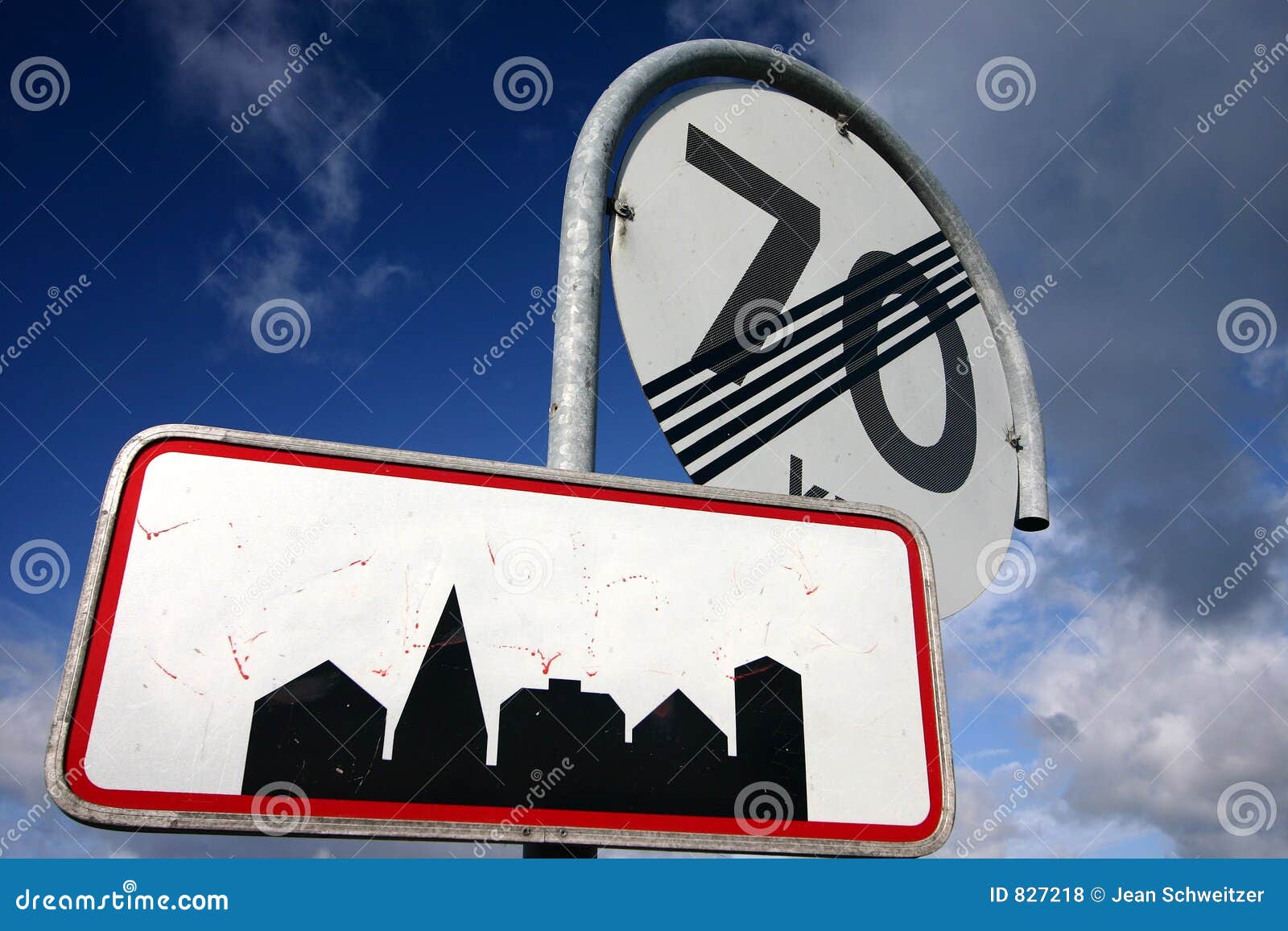 Traffic signs stock photo. Image of lines, denmark, halt - 827218