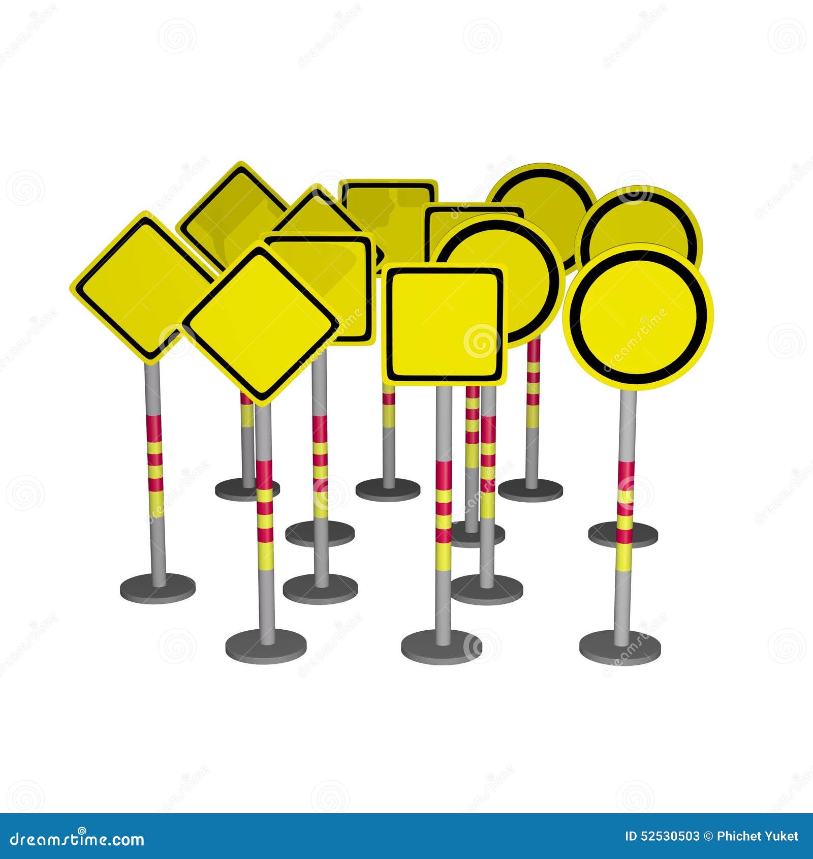 Traffic Signs Royalty-Free Stock Photography | CartoonDealer.com #52530503