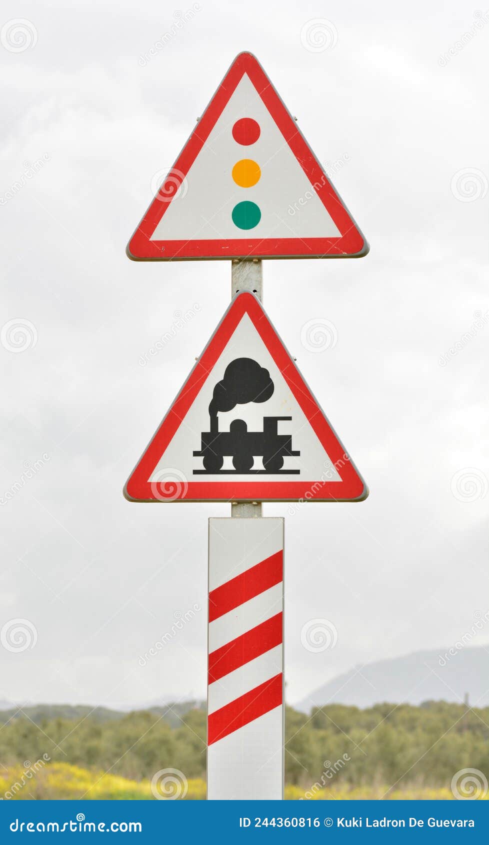 Traffic Signs of , Level Crossing Stock Photo - Image of clima, auto ...