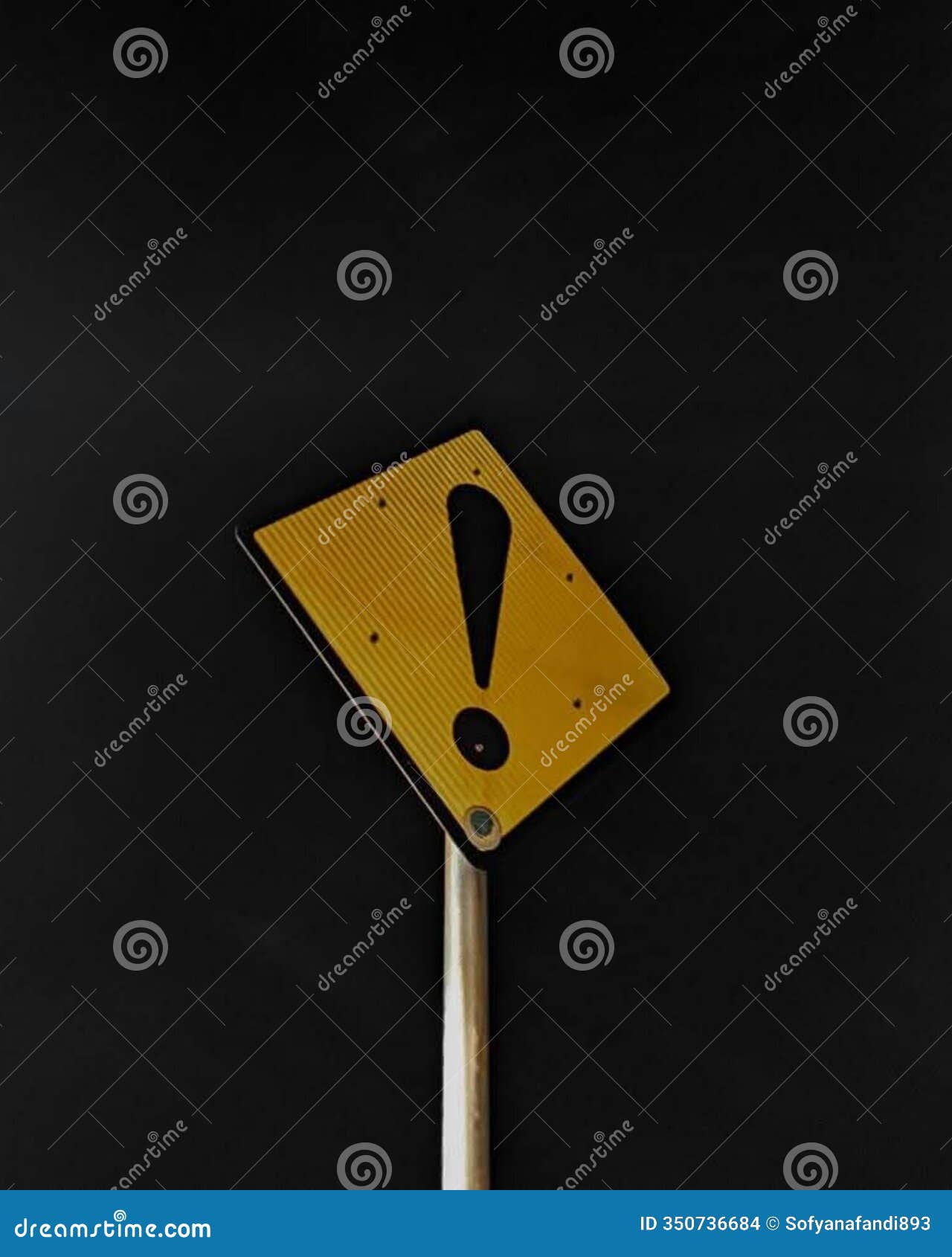 Traffic Signs on the Opposite Side of the Highway Stock Photo - Image ...