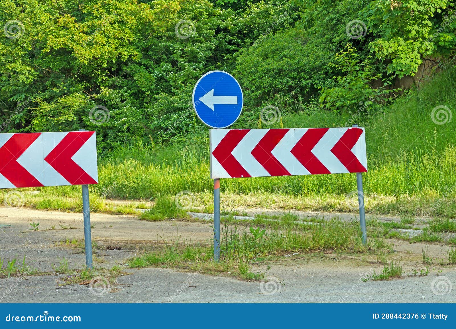 Traffic Signs Outside on the Road Stock Photo - Image of risk, sign ...