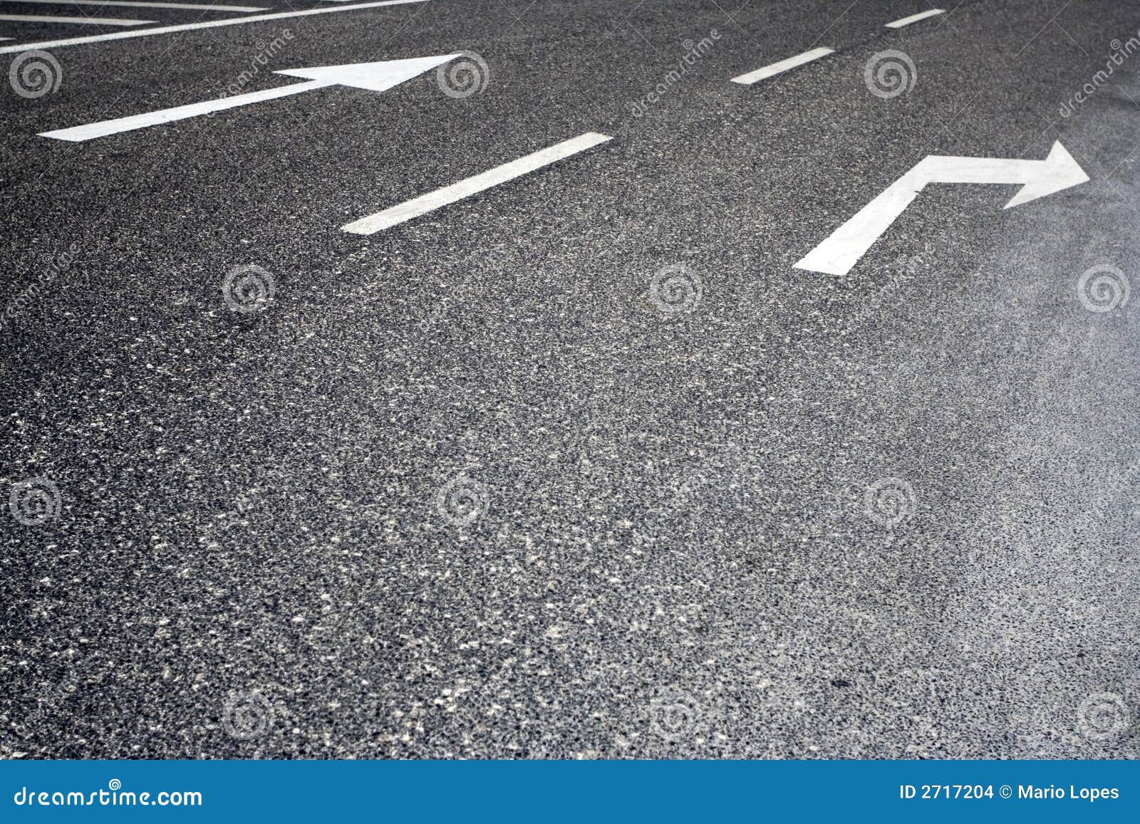 Traffic Signs Painted in Road Stock Photo - Image of pattern, rubber ...