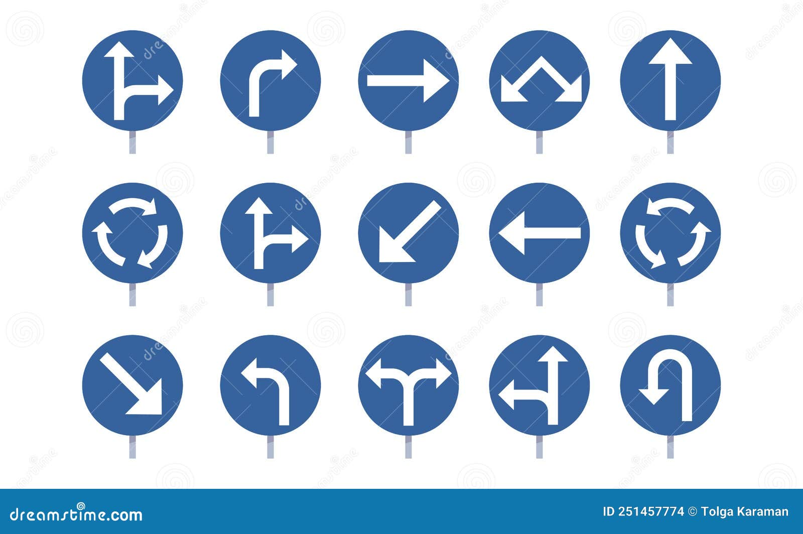 Traffic Signs and Transportation Simple Concept Flat Vector. Stock ...