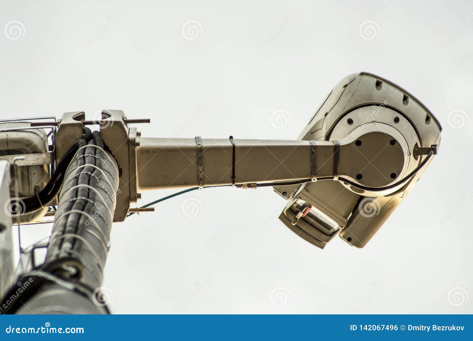 A Traffic Speed Enforcement Camera Stock Photo - Image of traffic, road ...