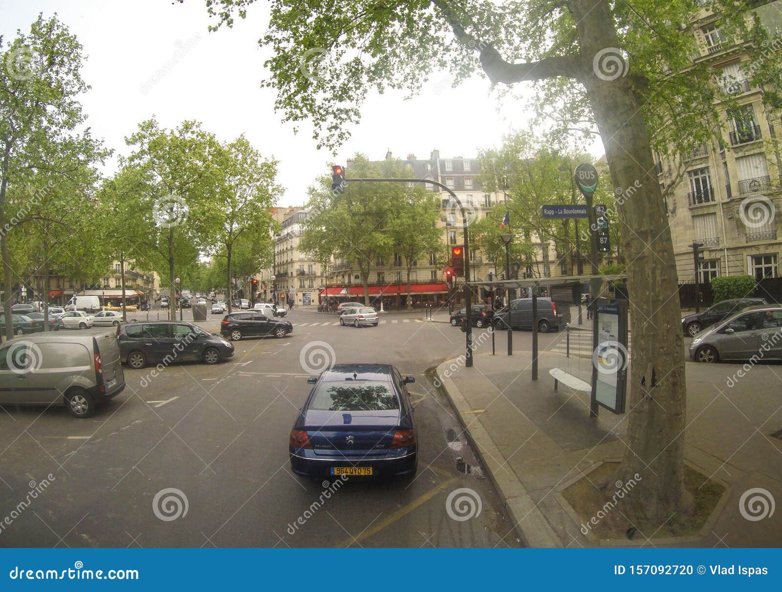 Traffic on the Streets of Paris Editorial Image - Image of circulation ...