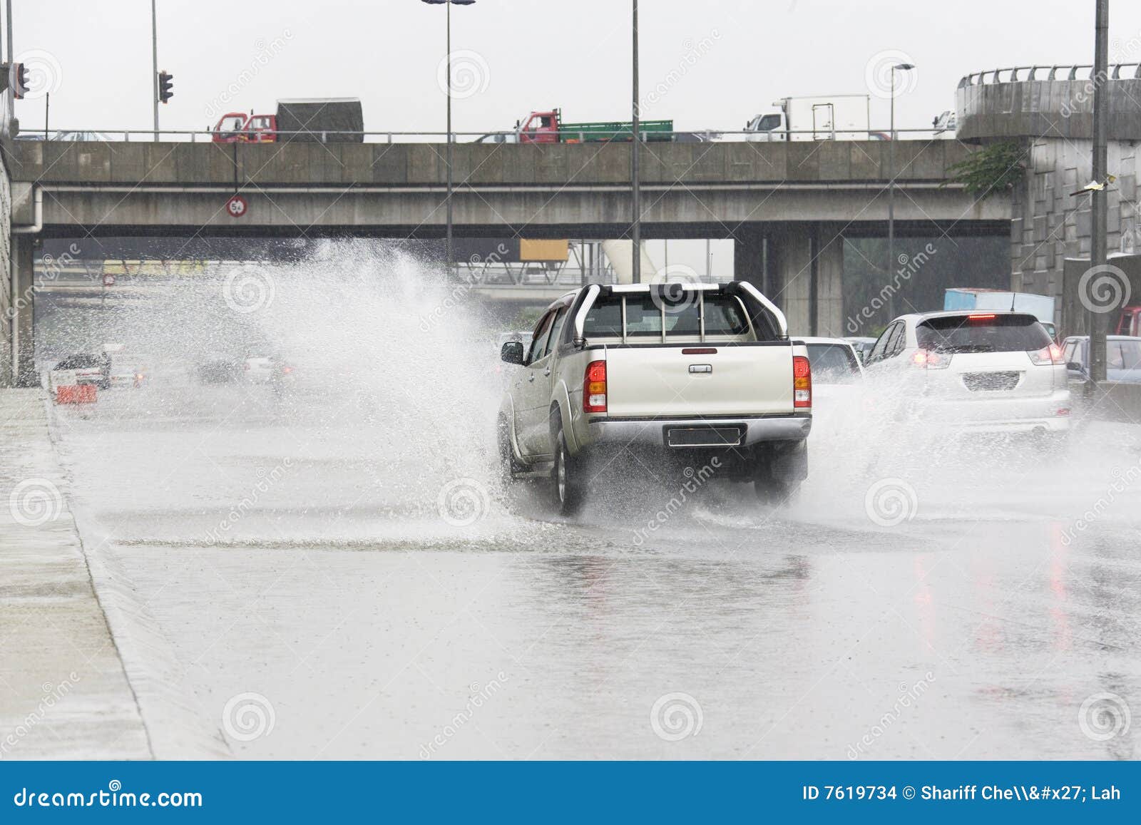 Torrential Rain On The Rooftop Stock Photo | CartoonDealer.com #221405142