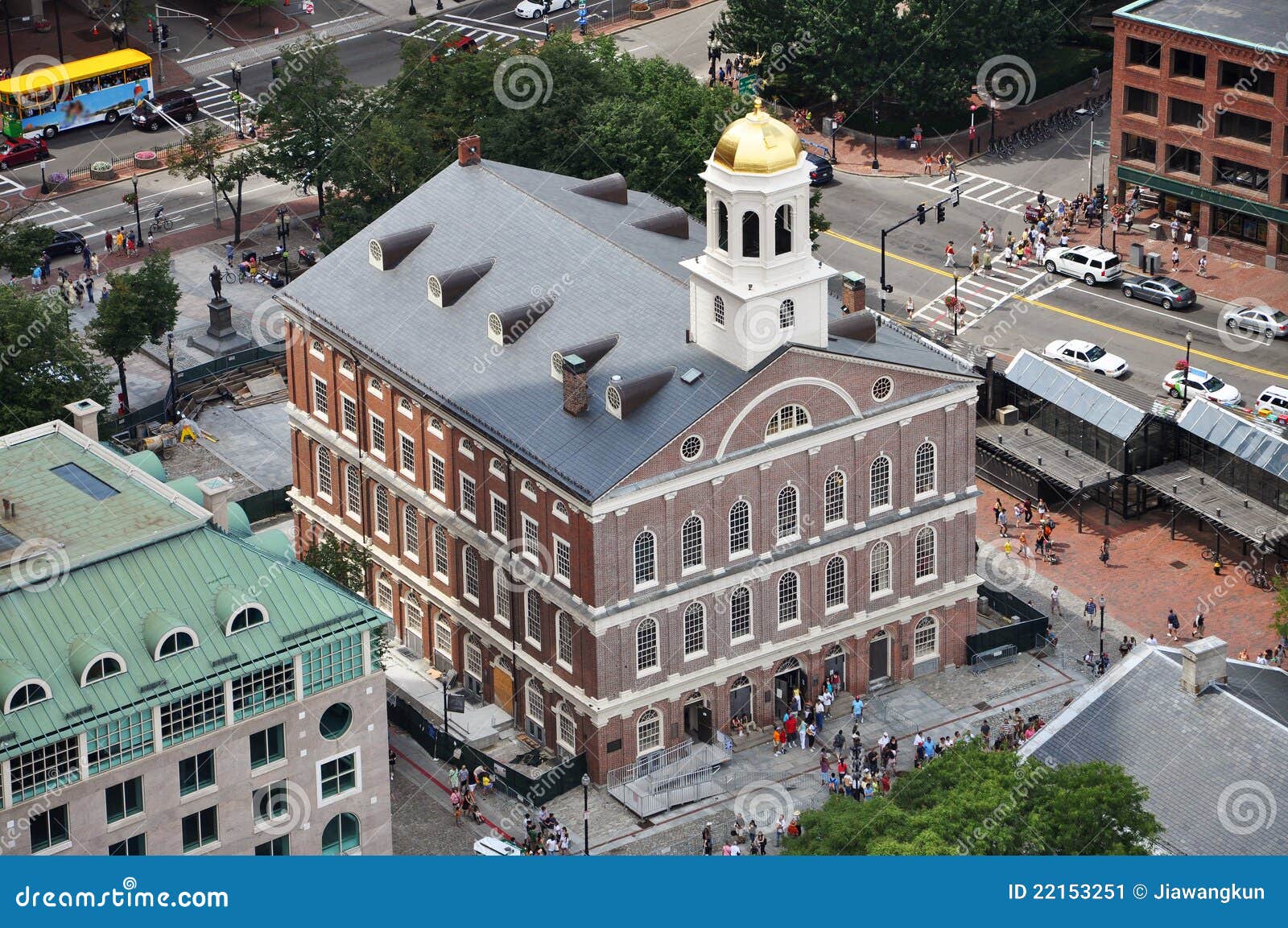Faneuil Hall, Boston, USA stock image. Image of place - 22153251