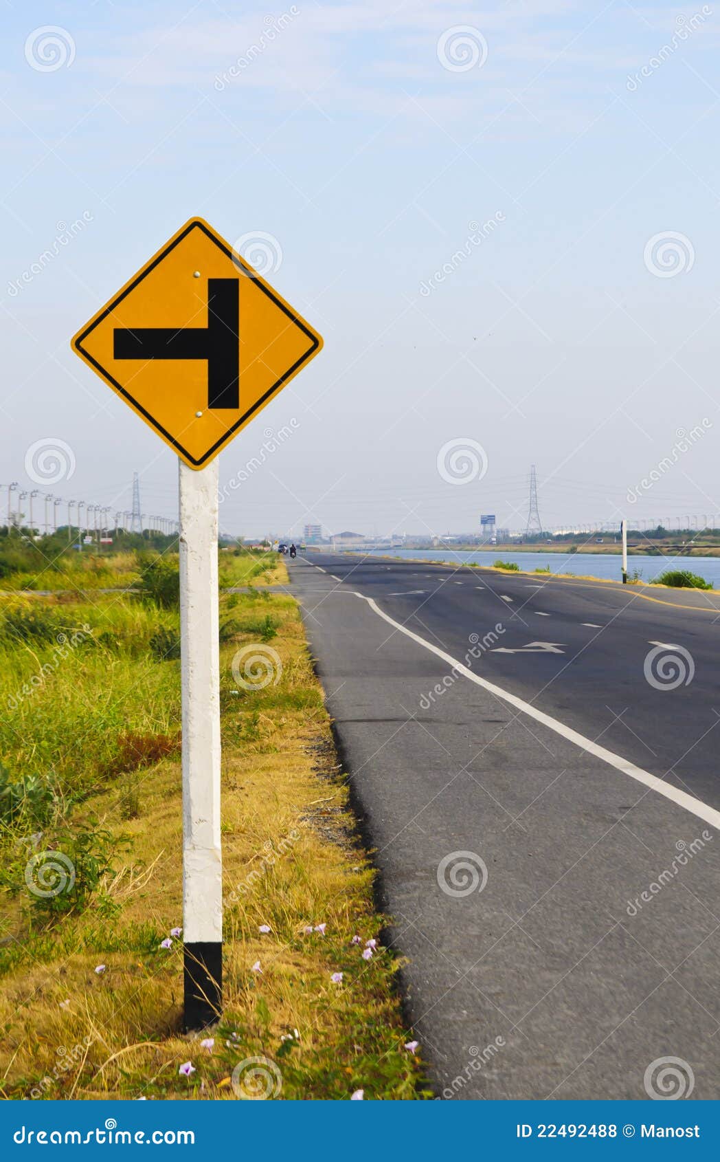 Traffic warning signs stock photo. Image of navigation - 22492488