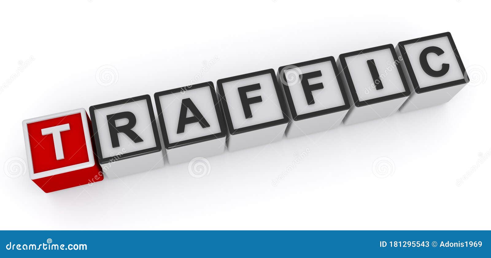 Traffic Word On Red Arrow Royalty-Free Stock Photo | CartoonDealer.com ...