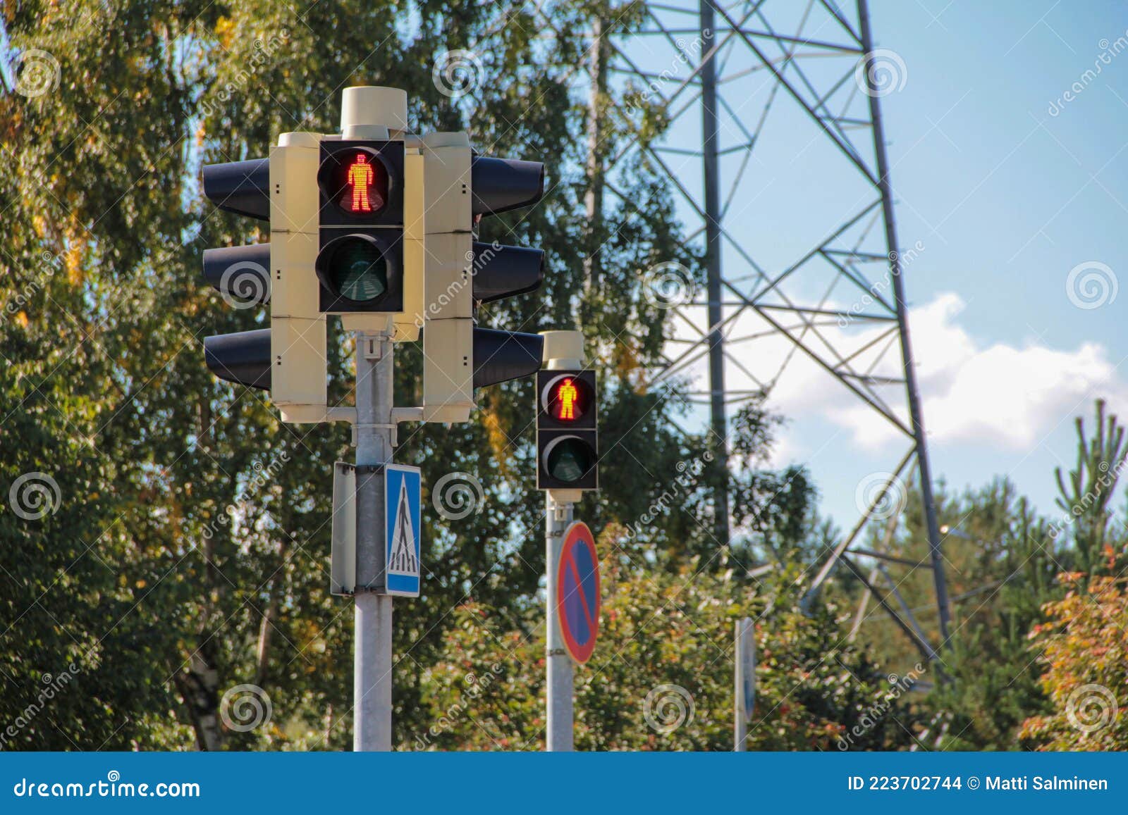Trafic lights. stock photo. Image of high, light, symbol - 223702744