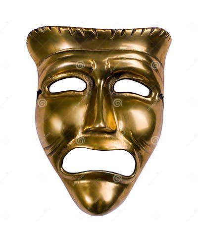 Tragedy mask stock image. Image of expression, depression - 6435023
