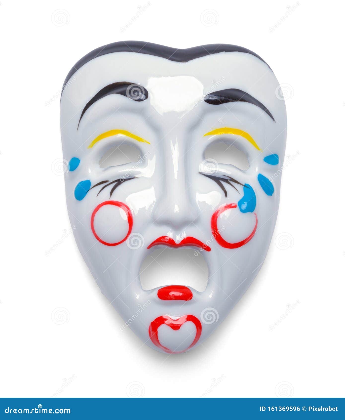 Tragedy Mask stock photo. Image of performance, masquerade - 161369596