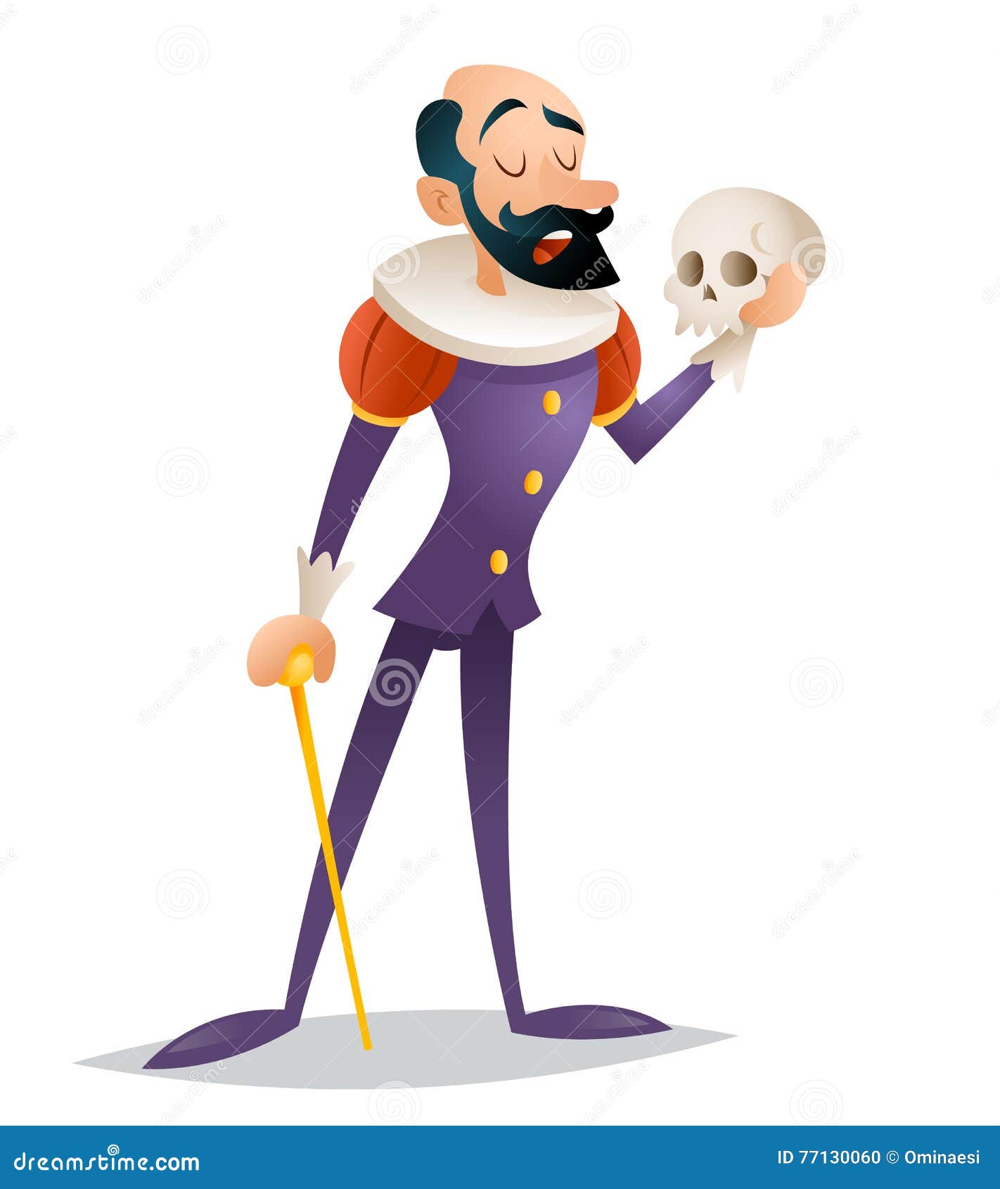 Tragic Actor Theater Stage Man Medieval Suit Retro Cartoon Character ... Tragic Actor Theater Stage Man Medieval Suit Retro Cartoon Character ...