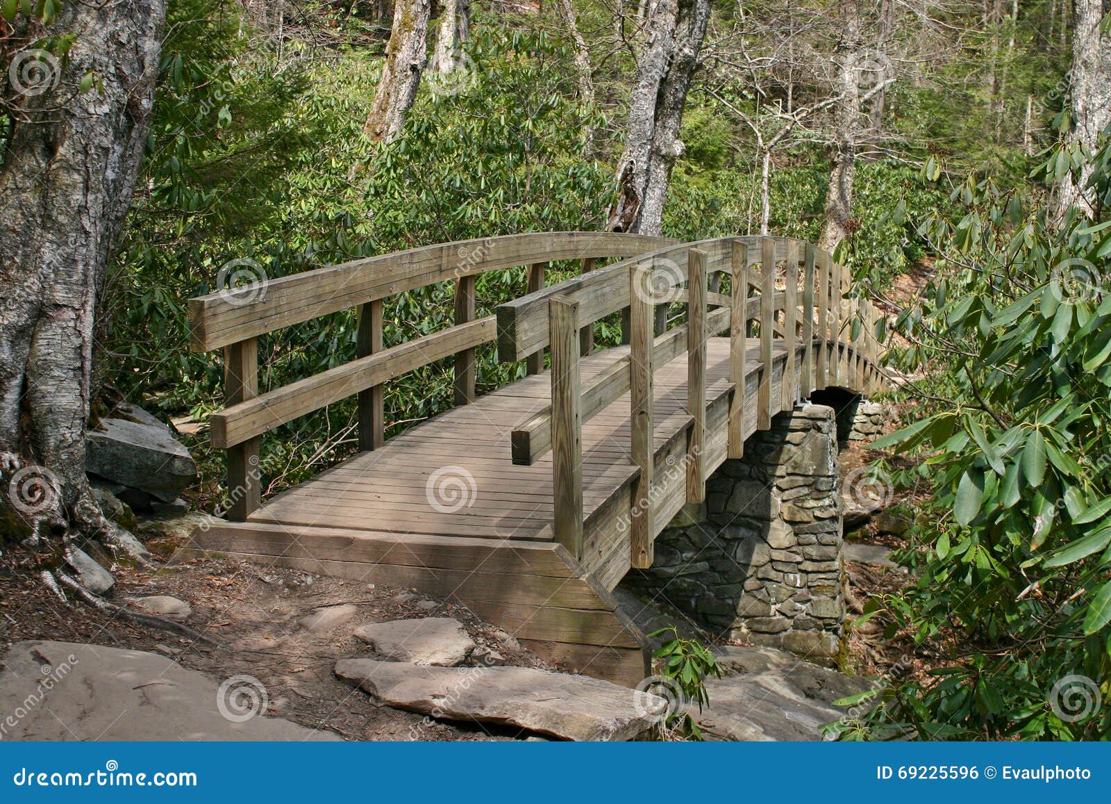 Trail Bridge Stock Photo | CartoonDealer.com #92704962