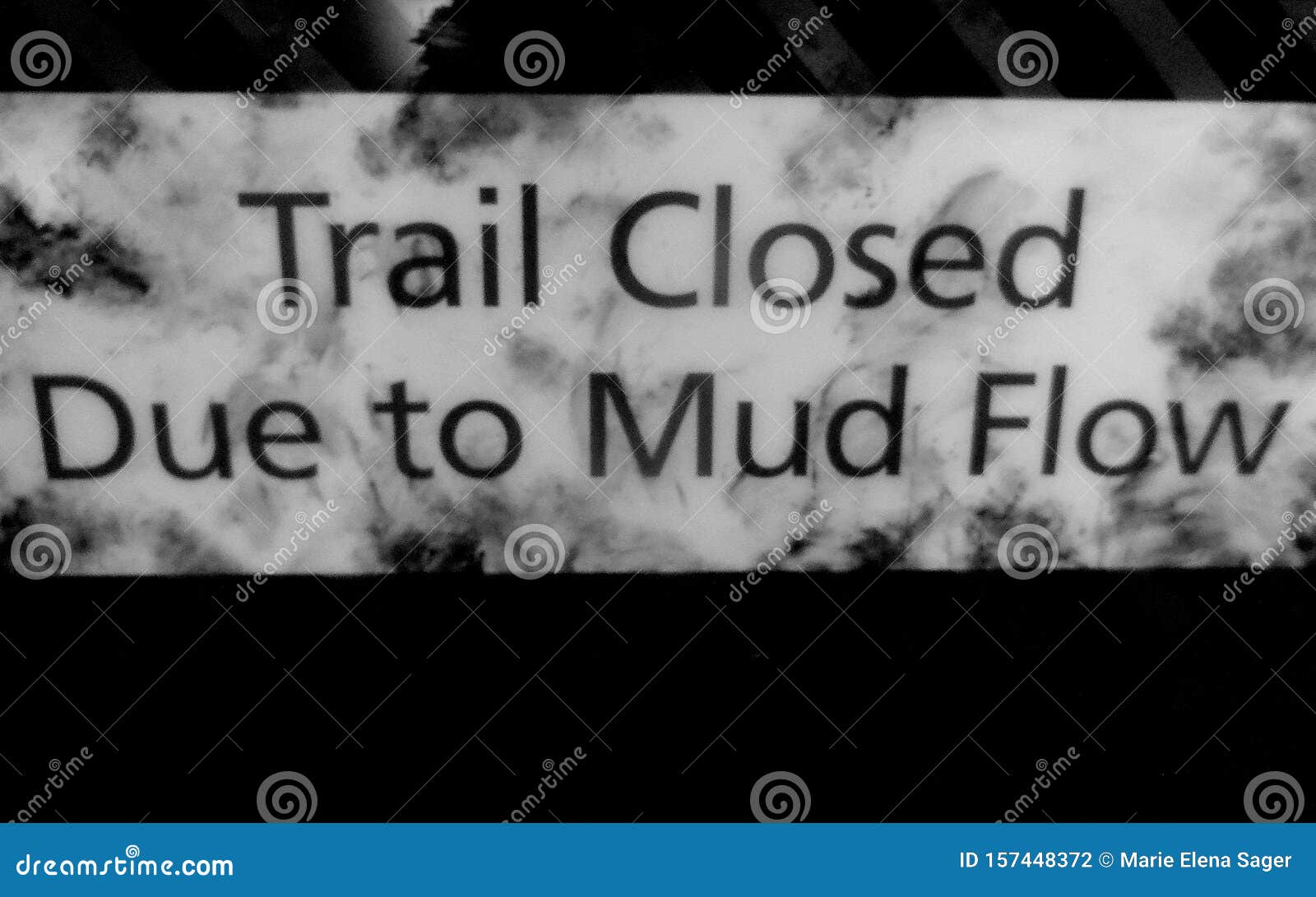 Trail Closed. Entry Prohibited. No Trespassing. Sign Posted On A Fence ...