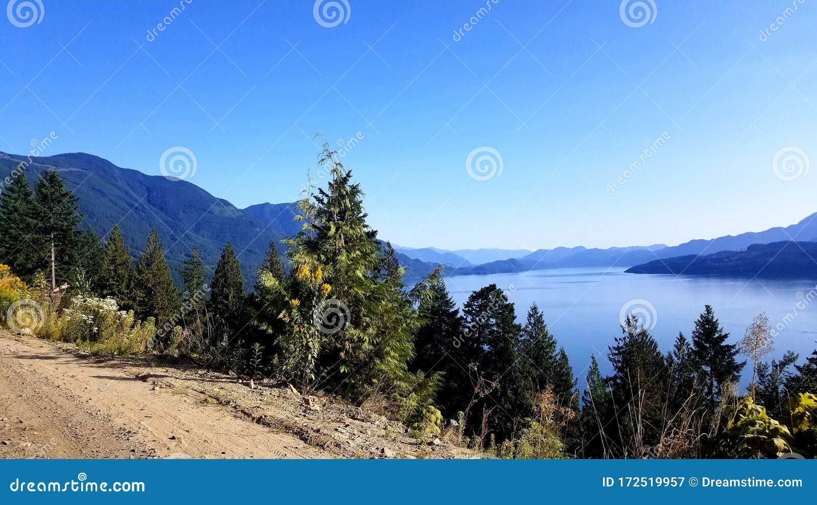 Trail Edge Lake View Scenery Stock Image - Image of lake, trail: 172519957
