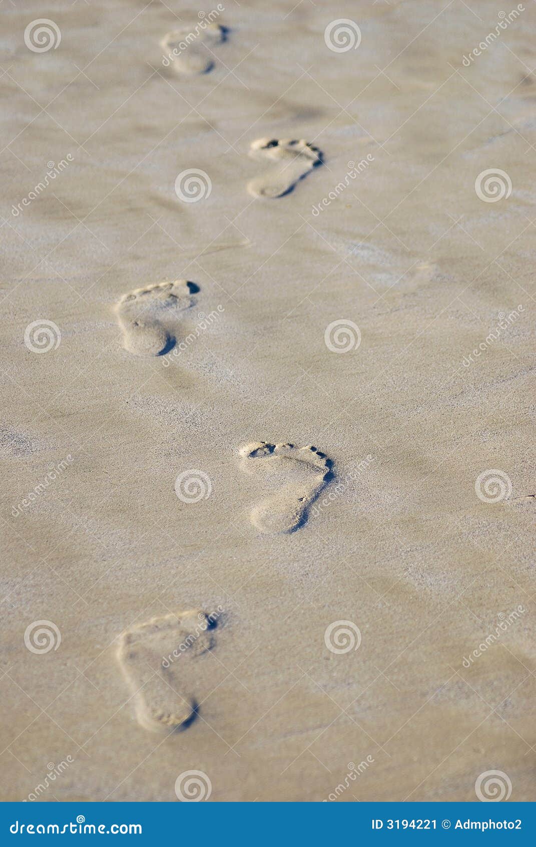 Trail Of Footprints Stock Image - Image: 3194221