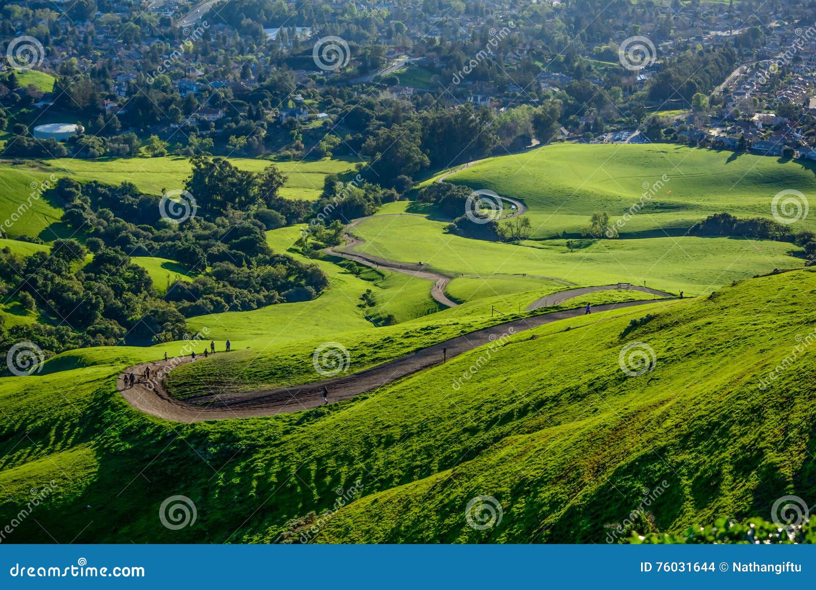 Trail at Green Mountain in the Spring Stock Photo - Image of hiking ...