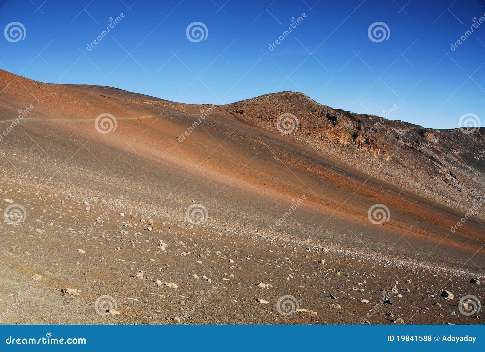 Haleakala National Park Volcano Crater Summit Panoramic View At An ...
