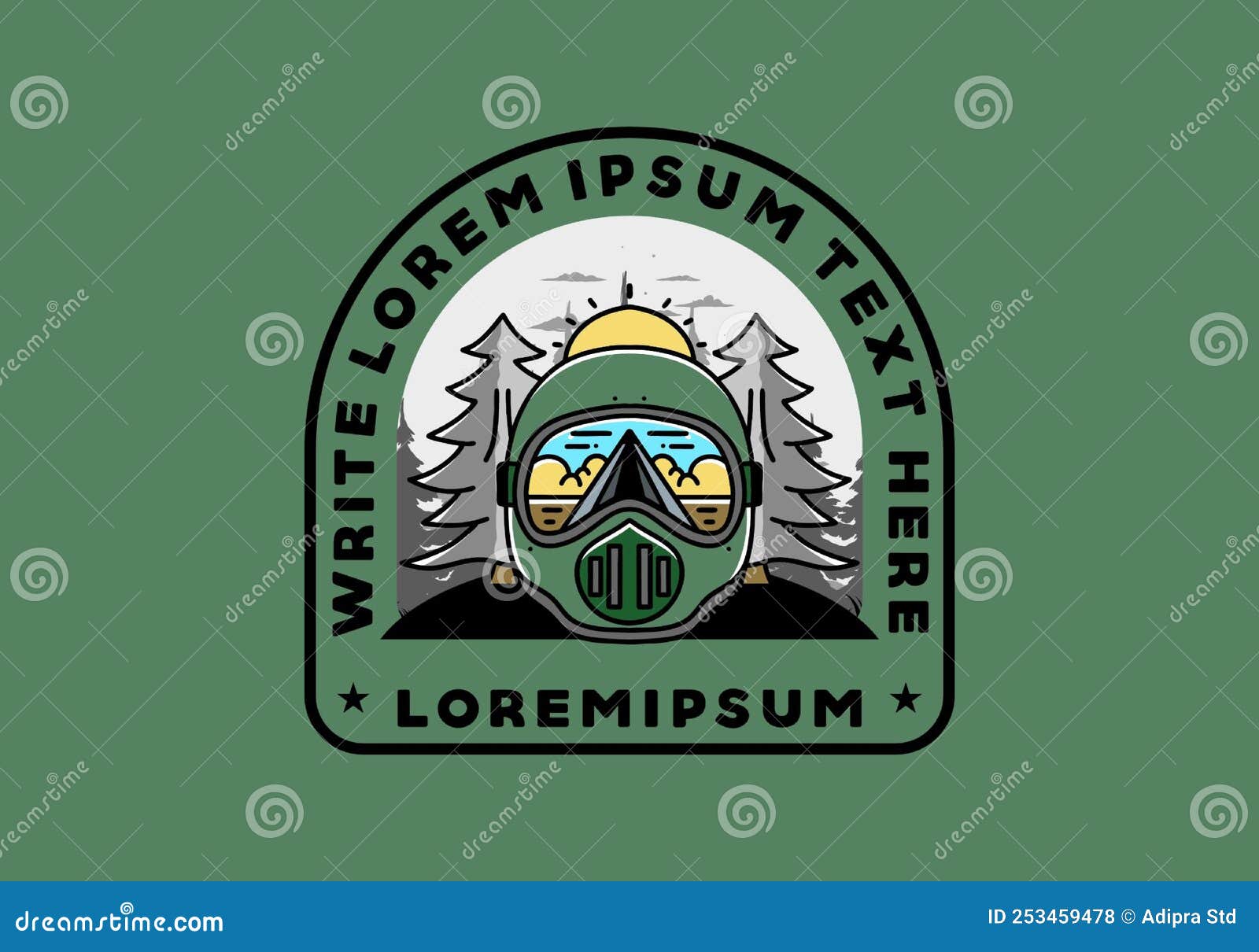 Bikepacking Active Leisure Activity With Bicycle And Bags Tiny Person ...