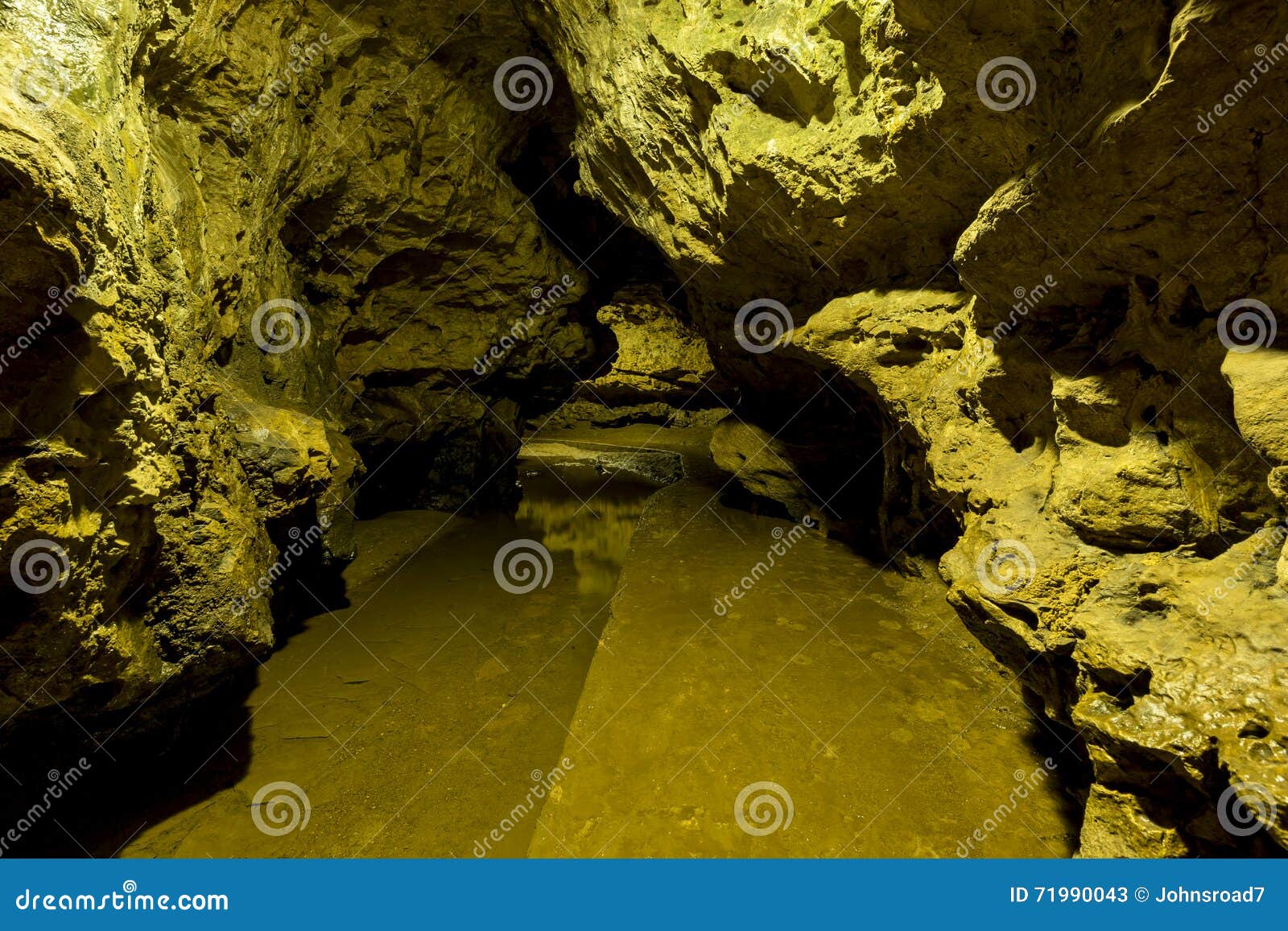 Trail Inside Cave stock image. Image of geology, hole - 71990043