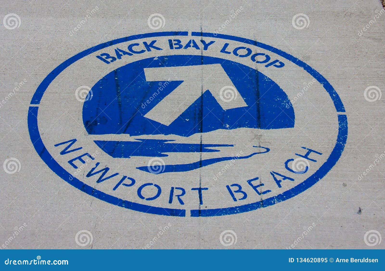 Back Bay Loop Logo editorial image. Image of recreation - 134620895