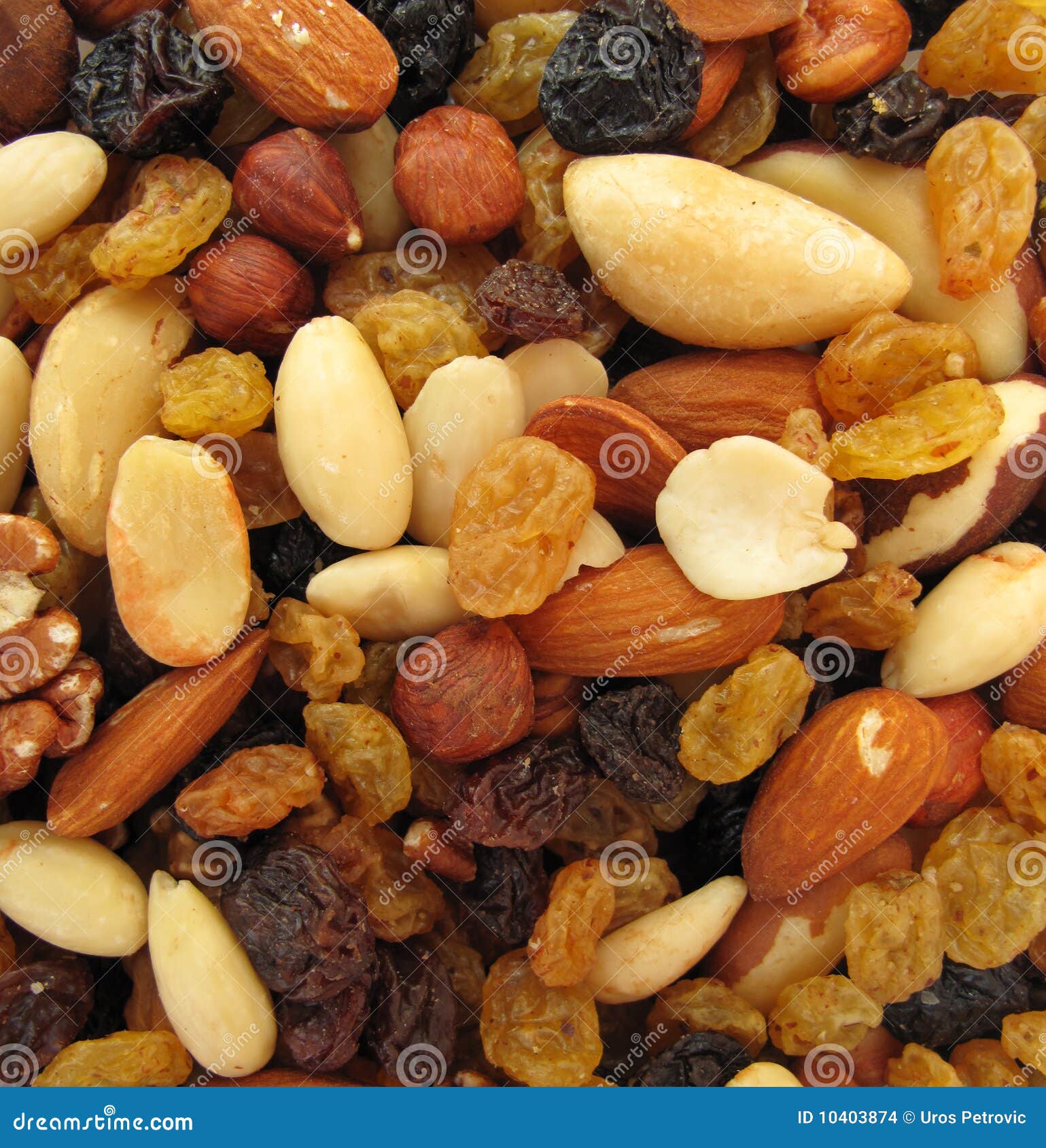 Trail mix stock photo. Image of assorted, background - 10403874
