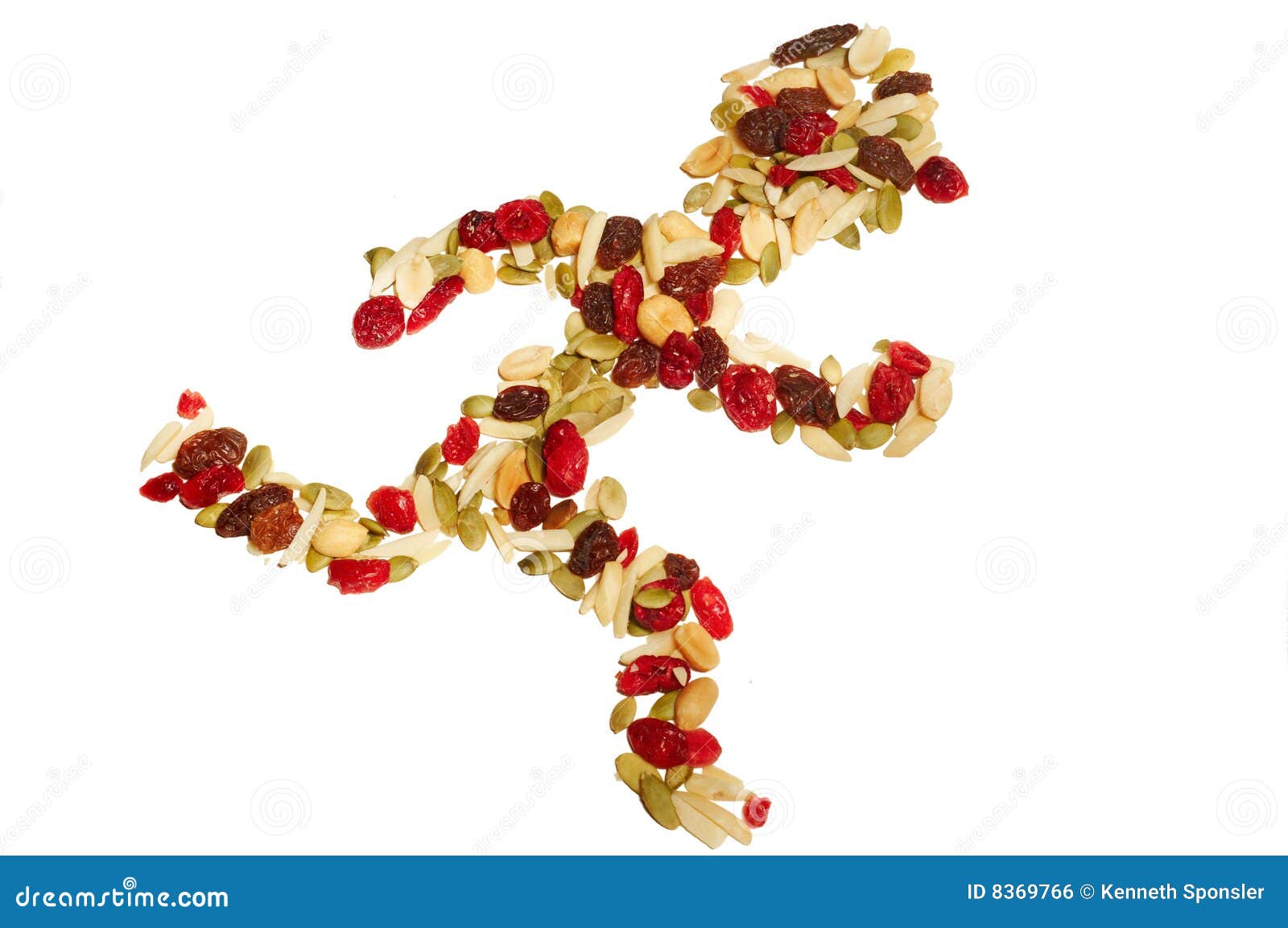Trail mix runner stock photo. Image of runner, motion - 8369766