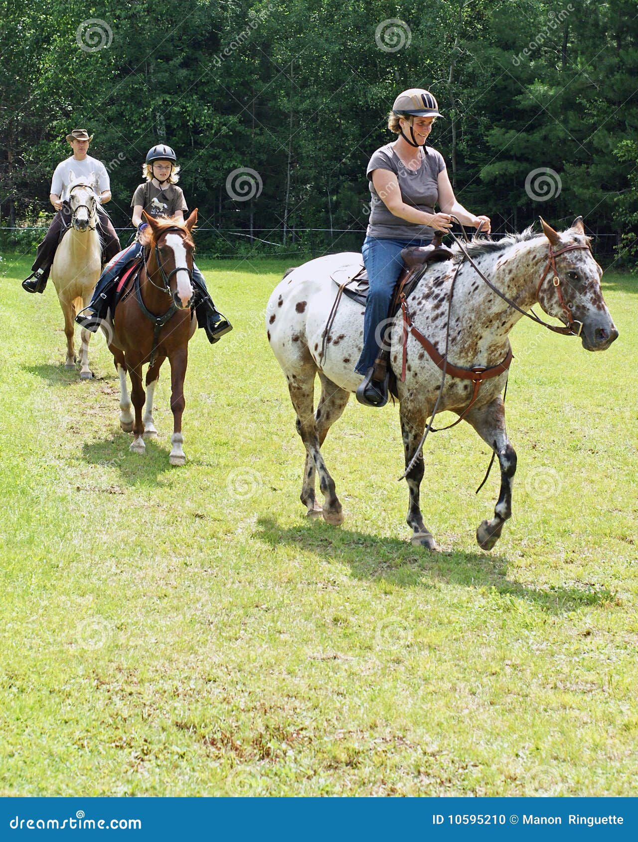 Trail Riders stock photo. Image of vacation, horseback - 10595210