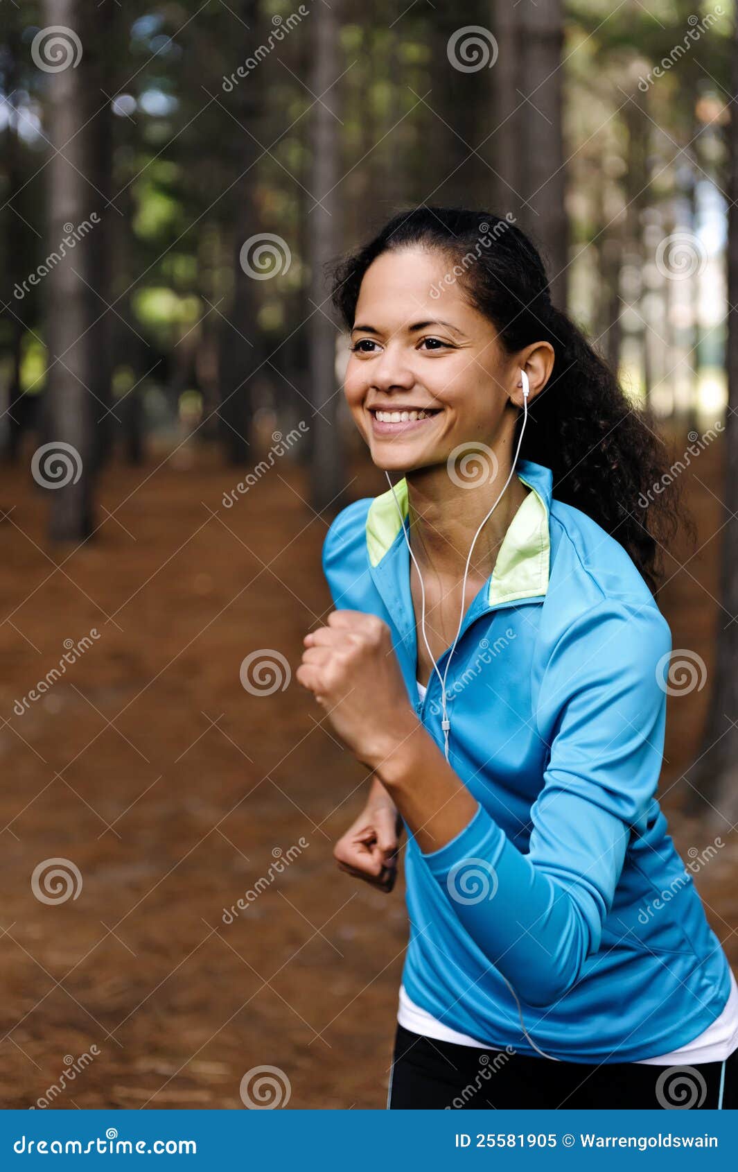 Trail runner portrait stock image. Image of people, face - 25581905