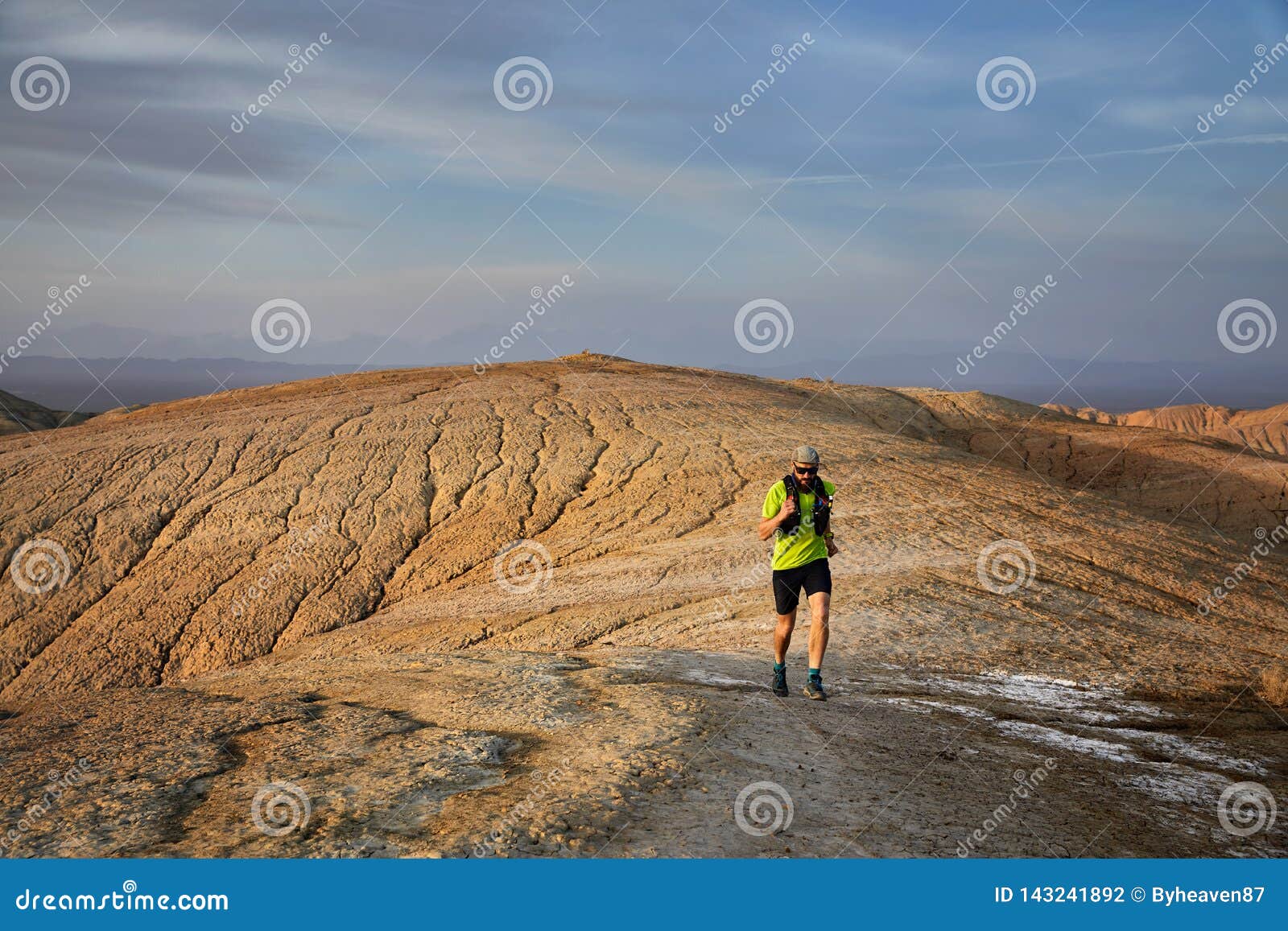 Trail Running in the Desert Stock Photo - Image of athletic, hype ...