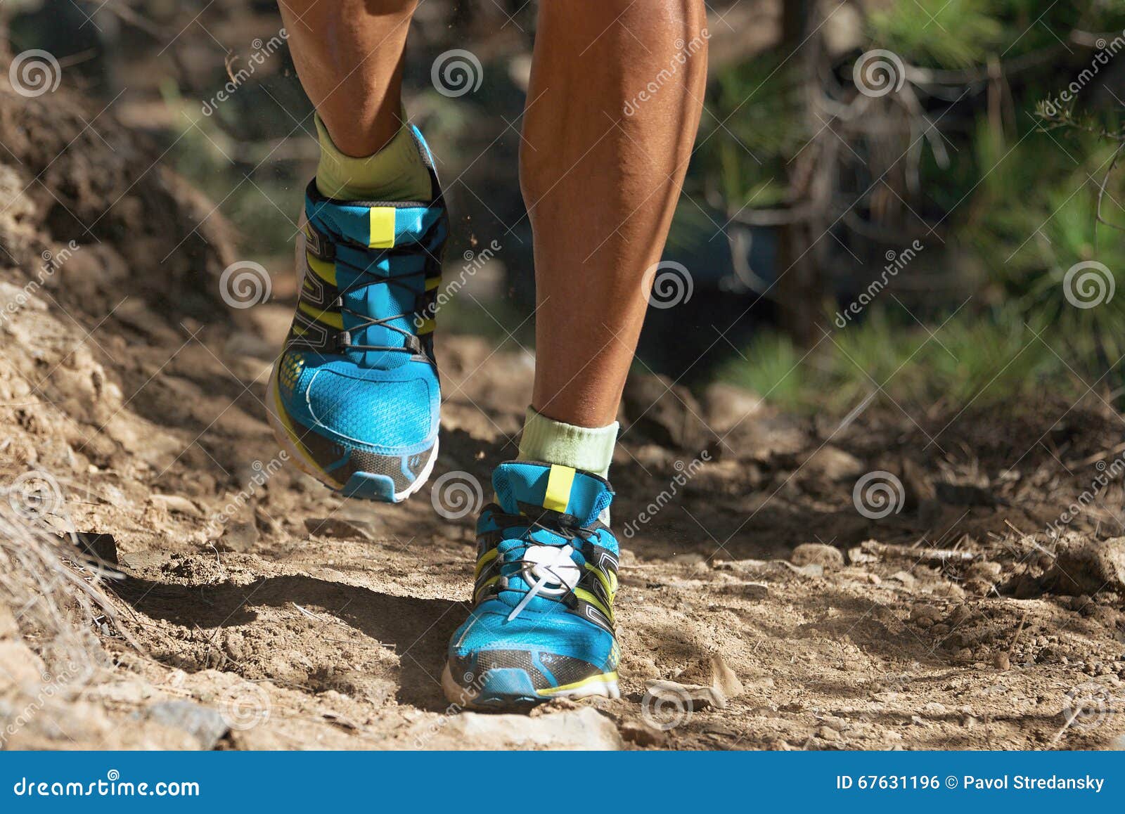 Trail running man stock photo. Image of race, legs, energetic - 67631196