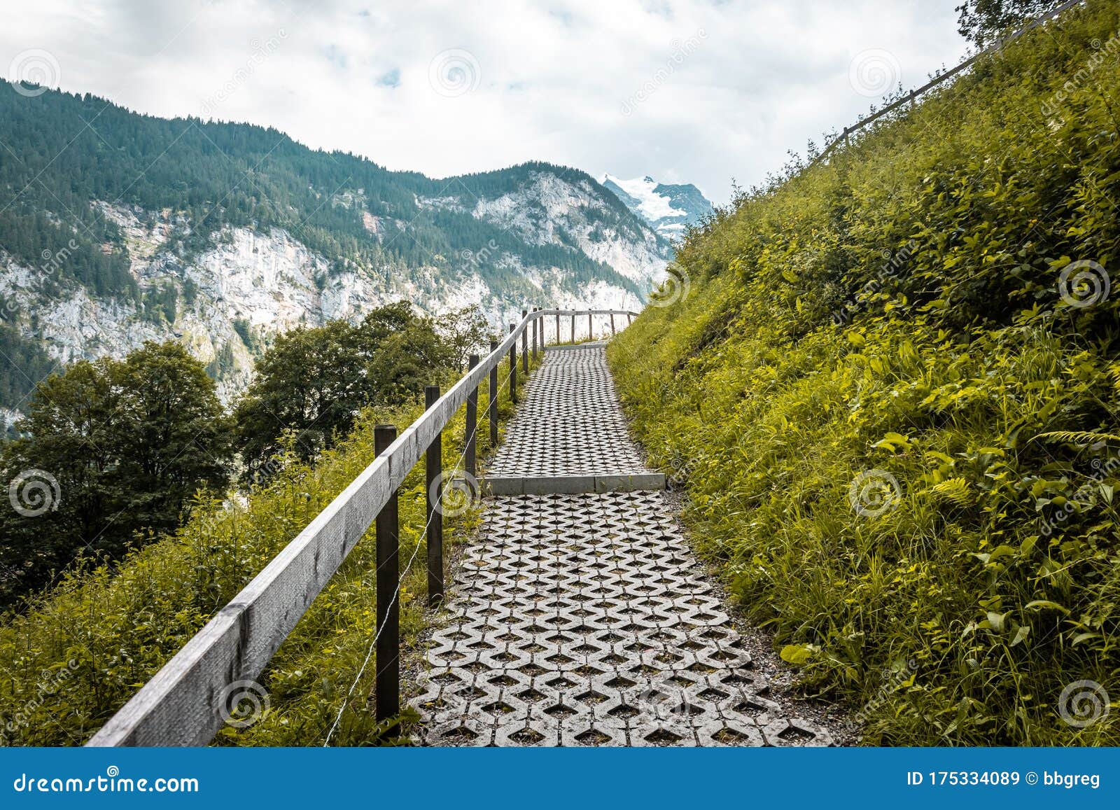 Trail To the Observation Deck. Natural, Mountain Sights Stock Image ...