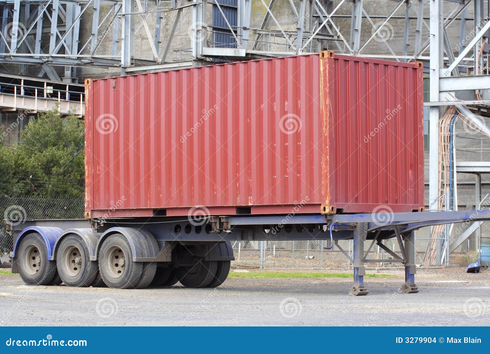 Trailer stock photo. Image of lorry, container, storage - 3279904