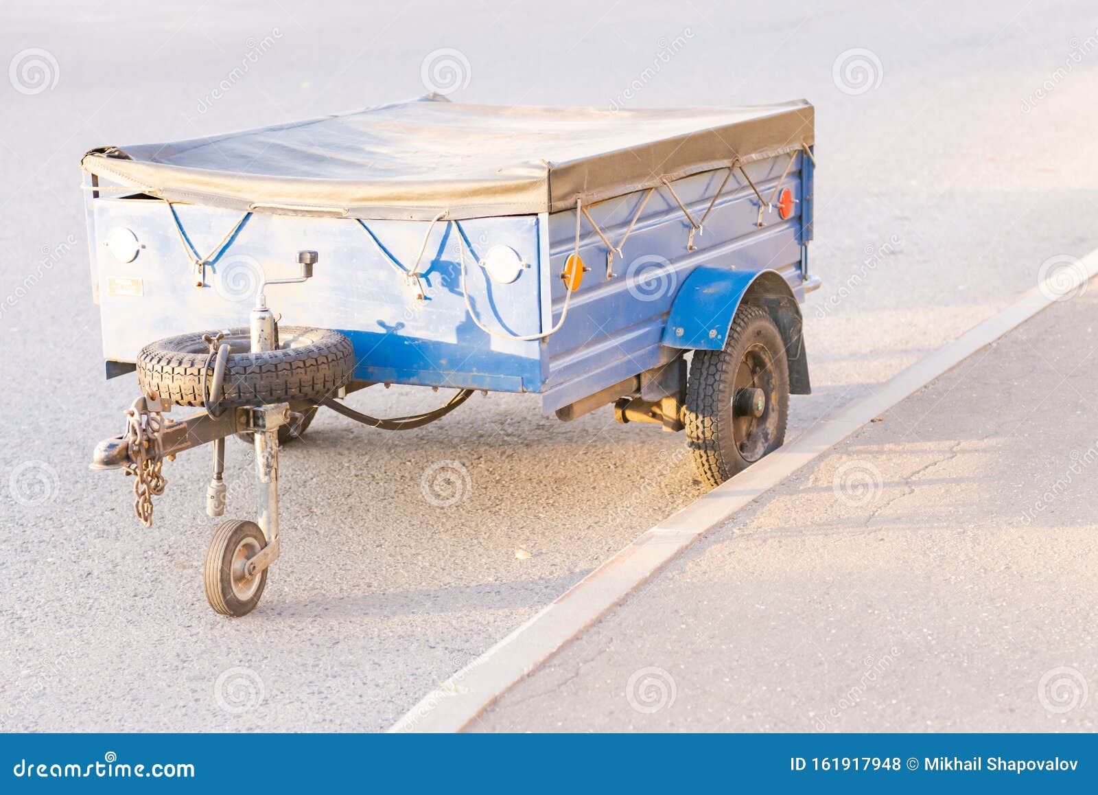 Trailer stock photo. Image of compact, trailer, cargo - 161917948