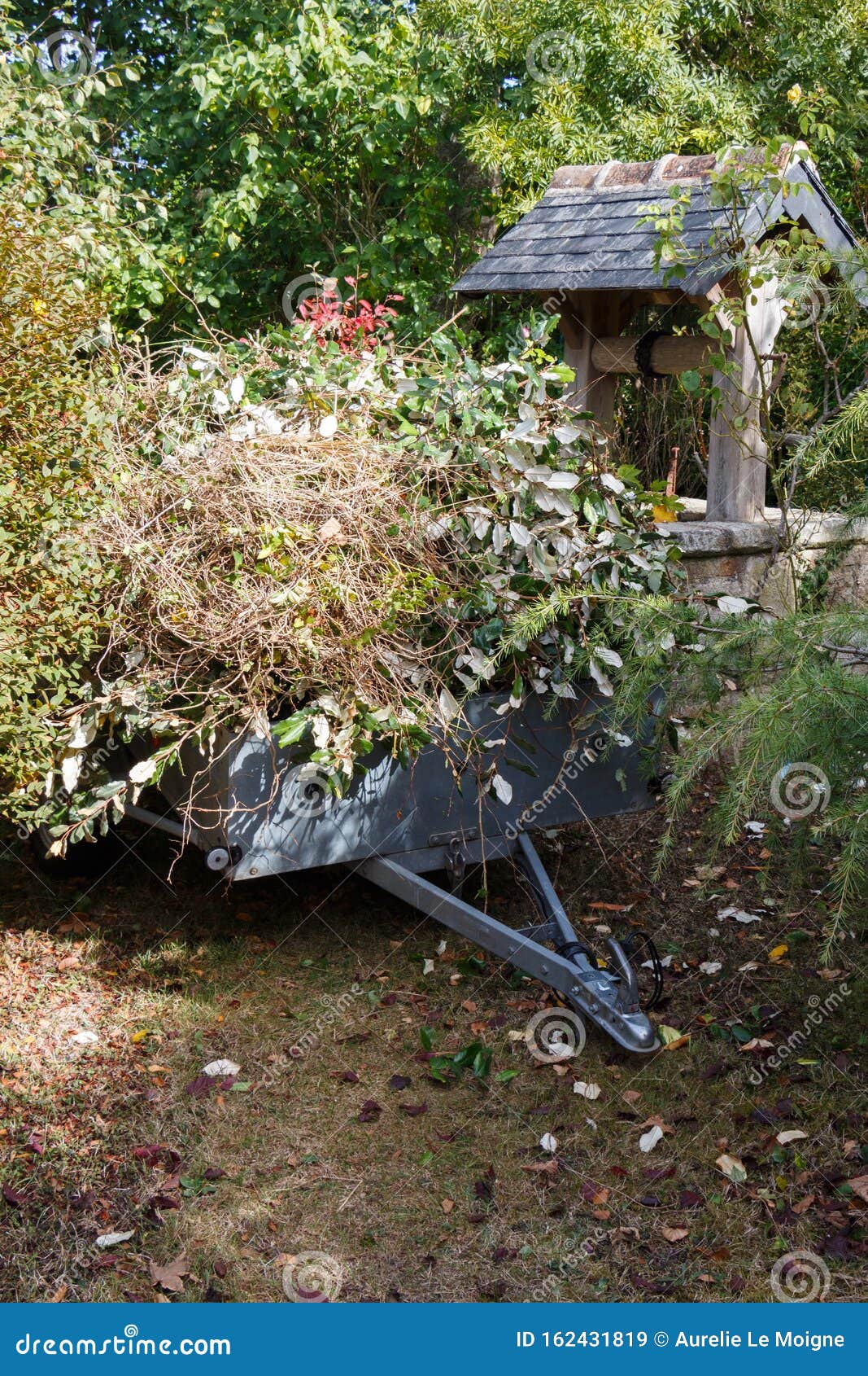 Trailer Full of Garden Waste Stock Image - Image of full, pick: 162431819