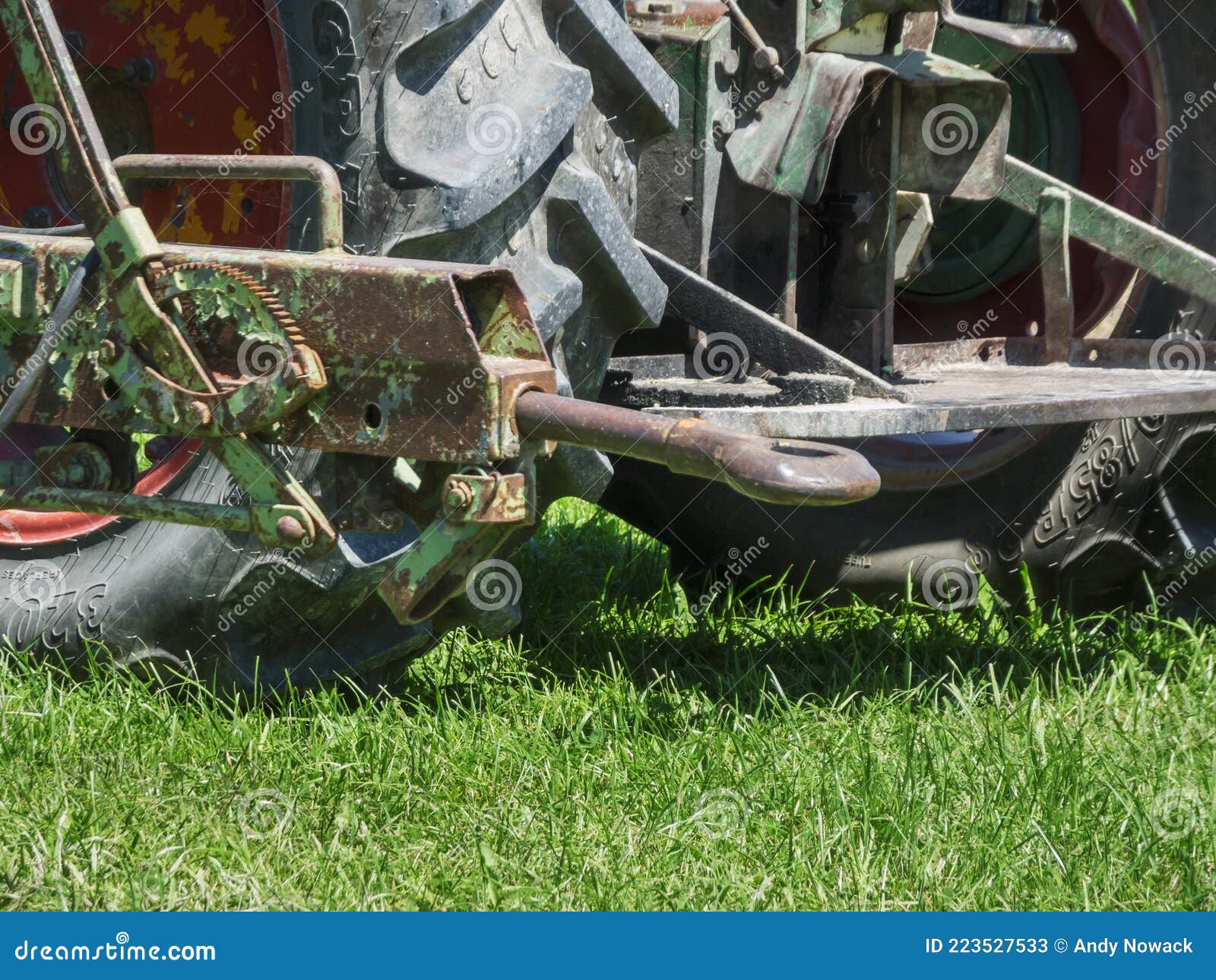 Hitch. Coupling Device Of A Modern Tractor Stock Photography ...