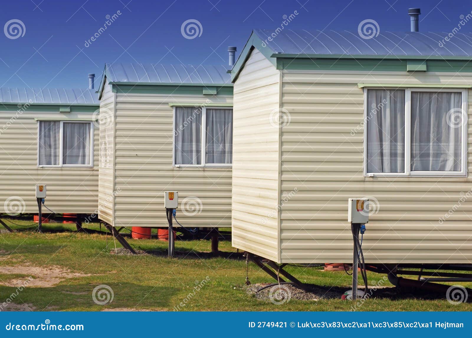 Trailer homes stock image. Image of prefab, camper, budget - 2749421