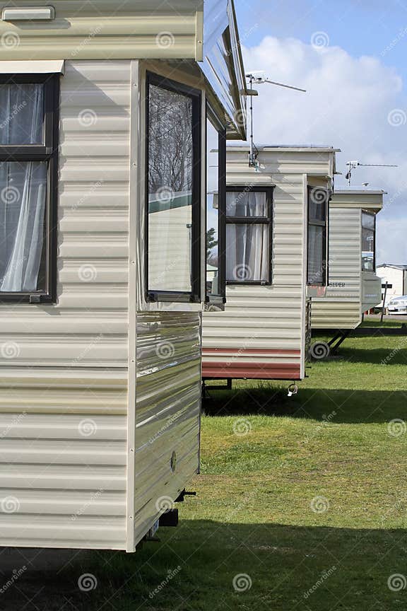 Trailer homes stock photo. Image of holiday, seaside, england - 671412