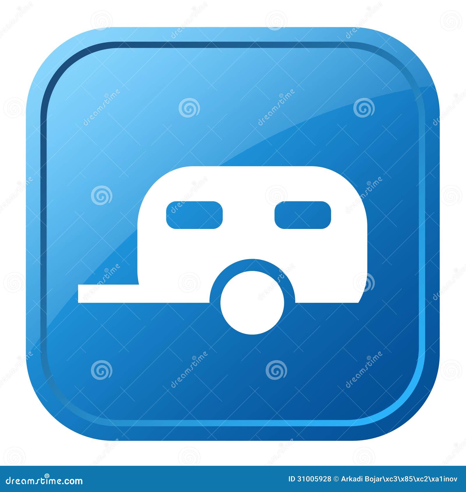 Trailer sign stock illustration. Illustration of clip - 31005928
