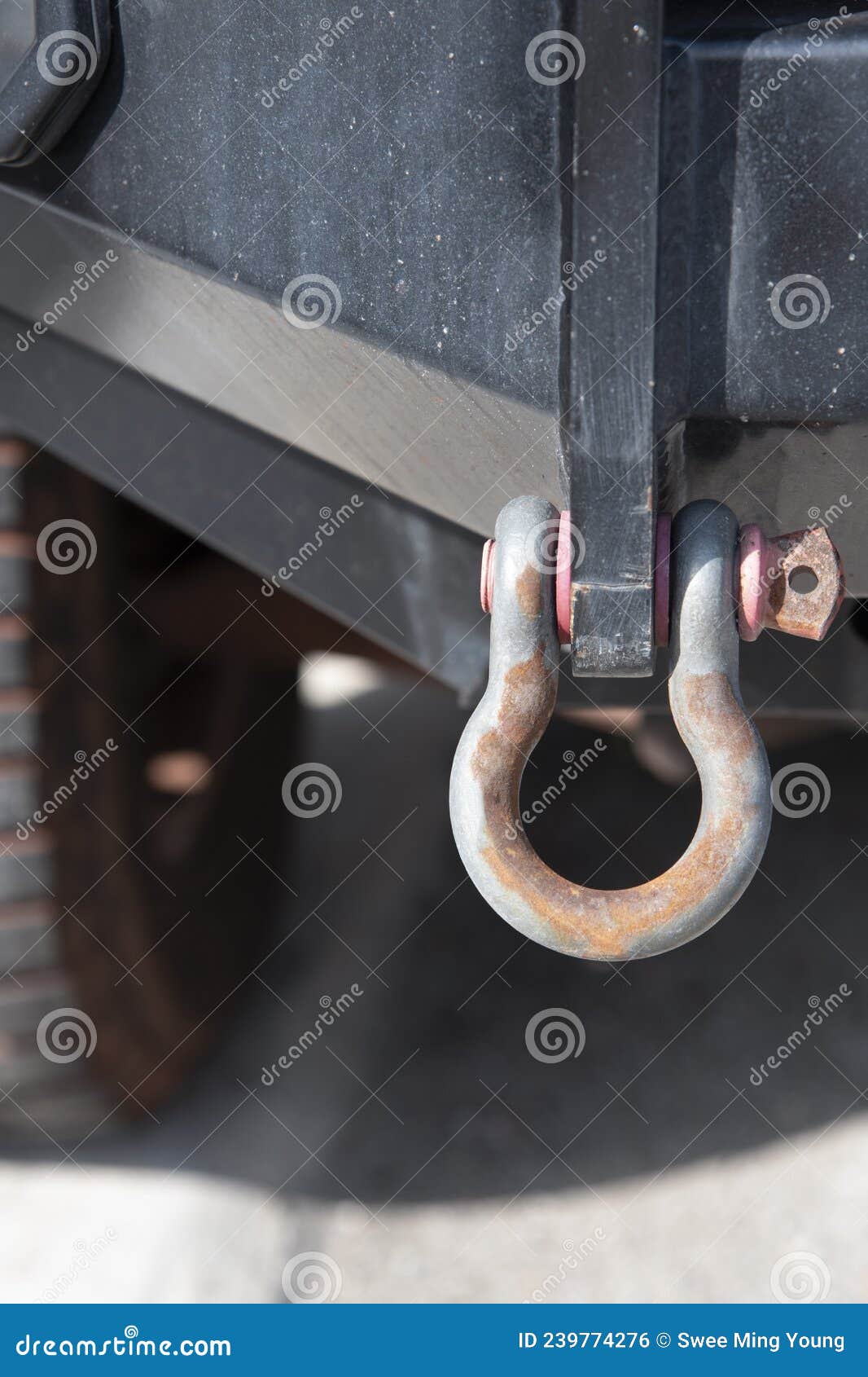 Trailer Tow Mounting Buckle Hook Stock Photo - Image of lash, buckle ...