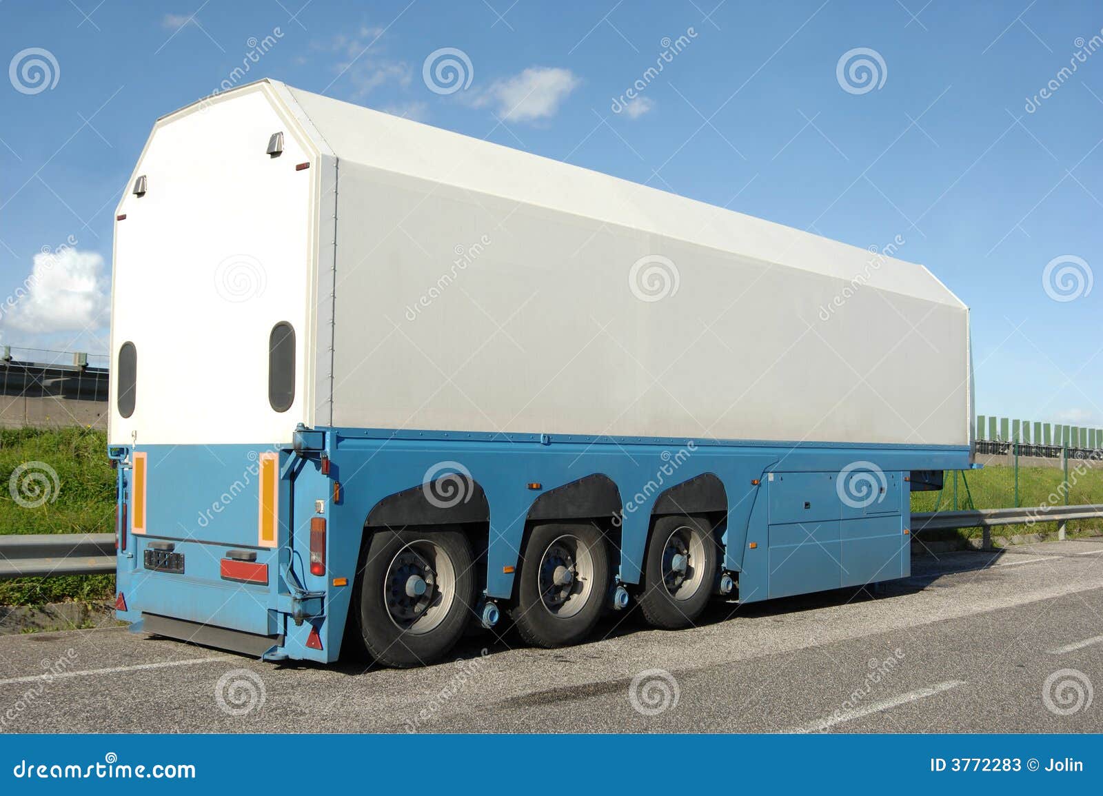 Trailer of truck stock image. Image of shipping, load - 3772283