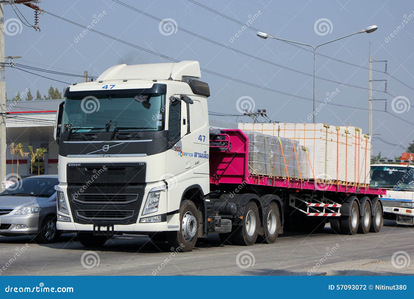 Trailer Truck of SCG Logistics. Editorial Photography - Image of engine ... Trailer Truck of SCG Logistics. Editorial Photography - Image of engine ...