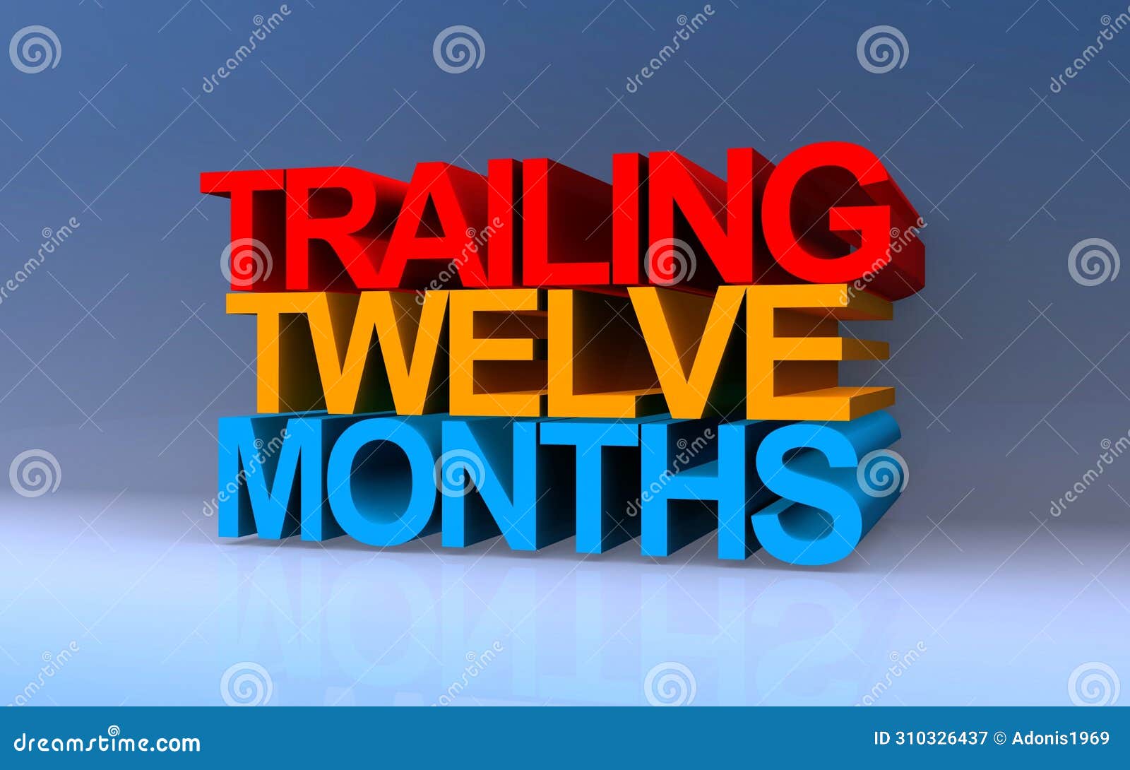 TTM - Trailing Twelve Months Acronym, Business Concept Background Stock ...