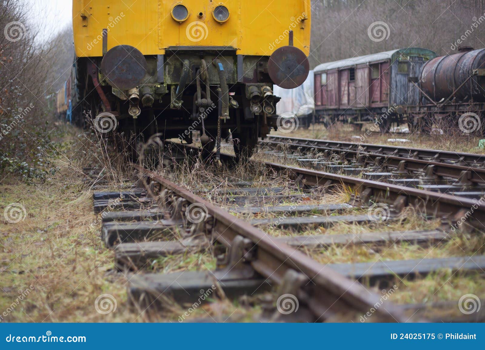 Train abstract stock image. Image of derelict, hidden - 24025175