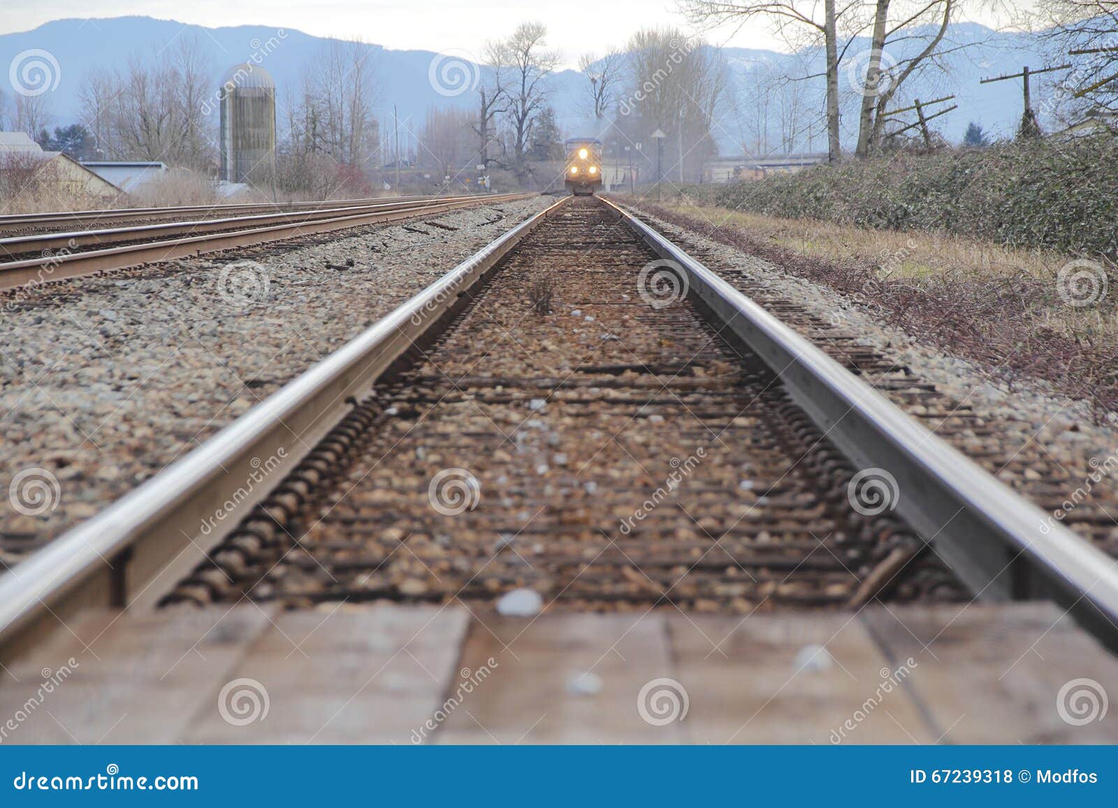 Train Approaching stock photo. Image of shot, straight - 67239318
