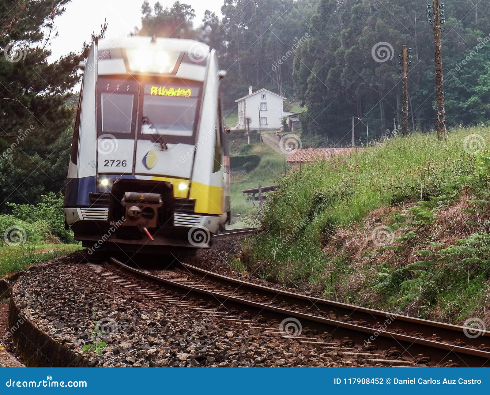 The train is approaching editorial photography. Image of potter - 117908452