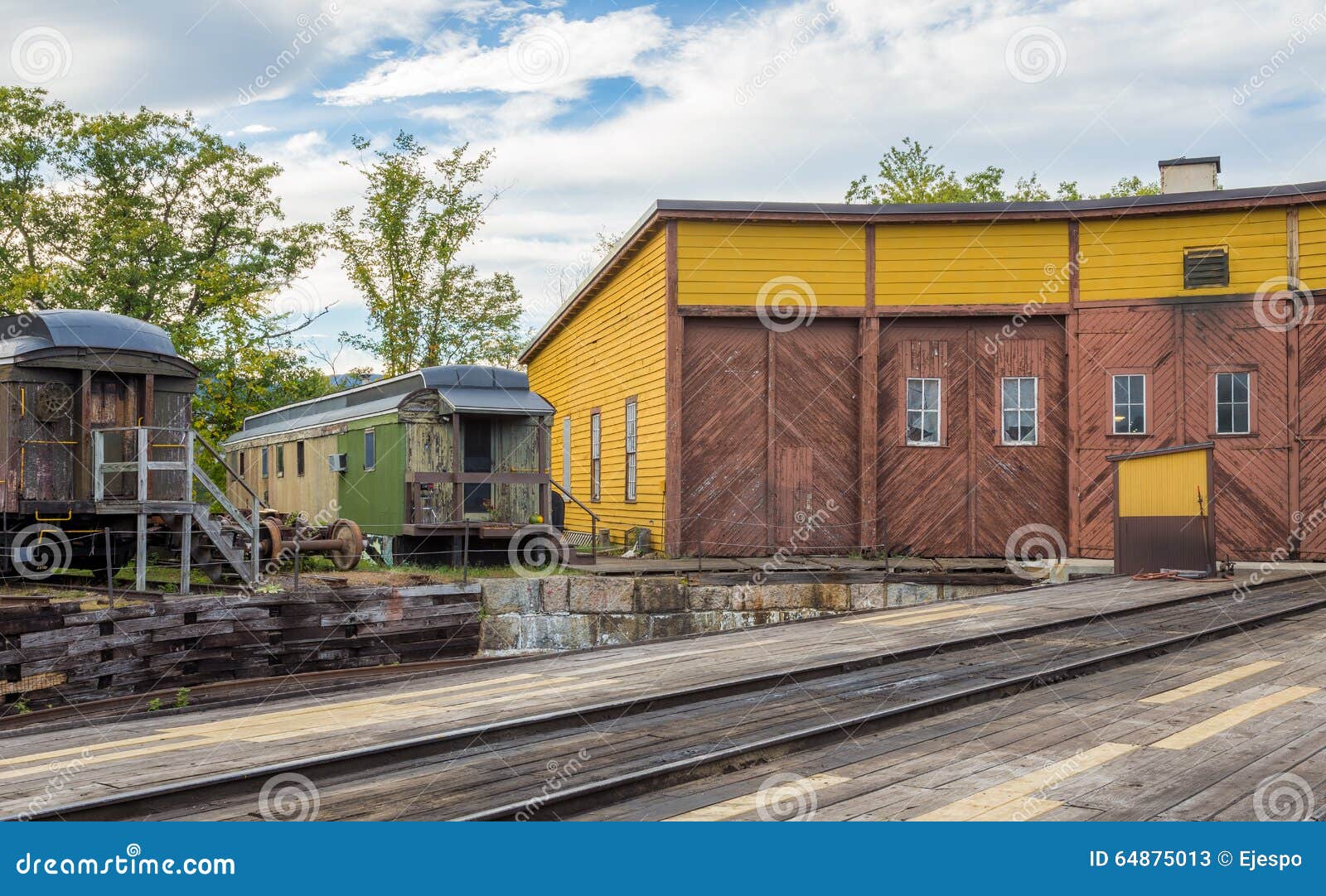 Train Barn stock image. Image of barn, october, fall - 64875013