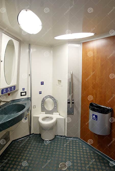Train bathroom stock image. Image of bathroom, toilet - 27485763